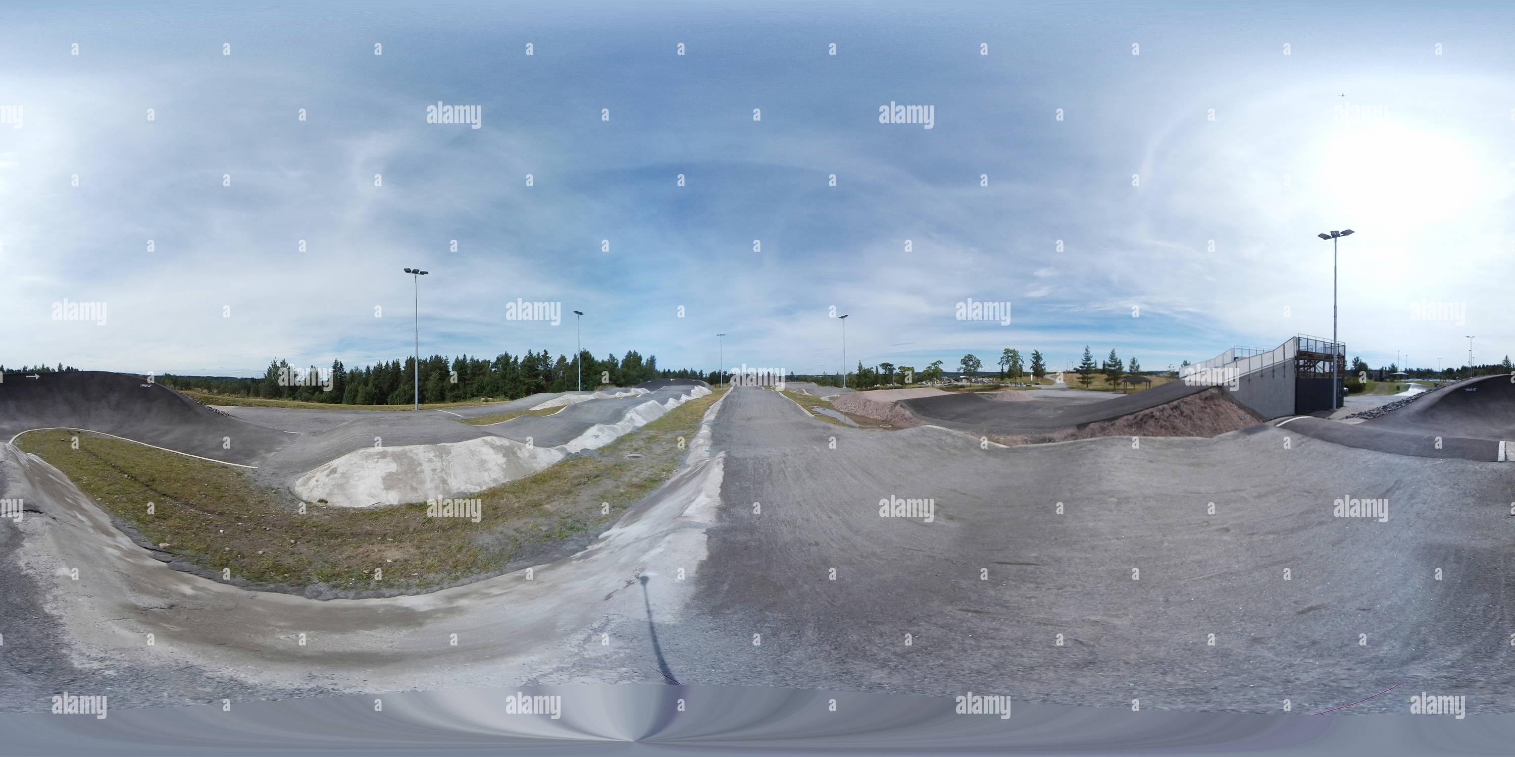 360° view of BMX bike track - Alamy