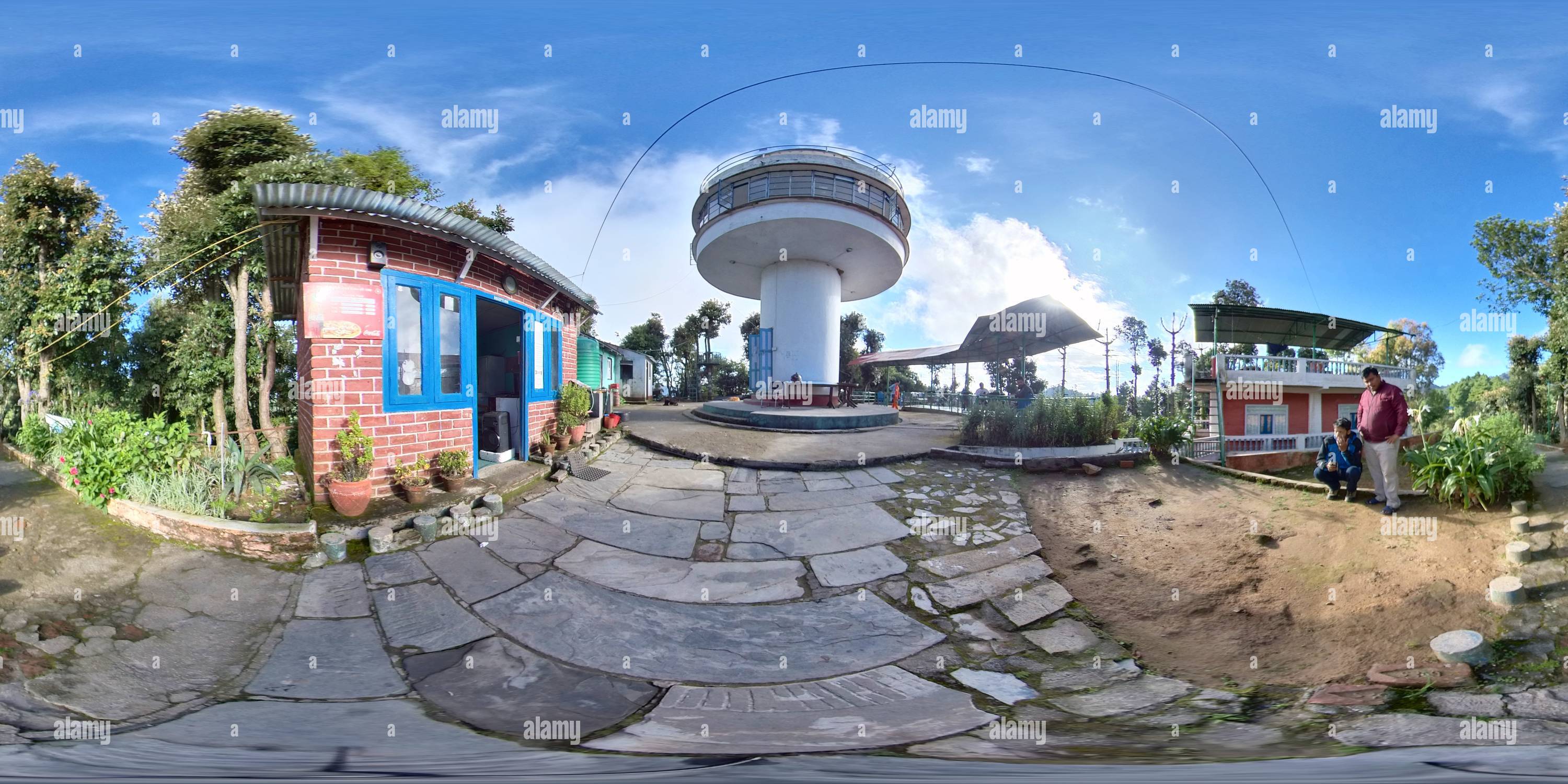 360° view of Daman View Tower in Daman in Nepal, Makwanpur - Alamy