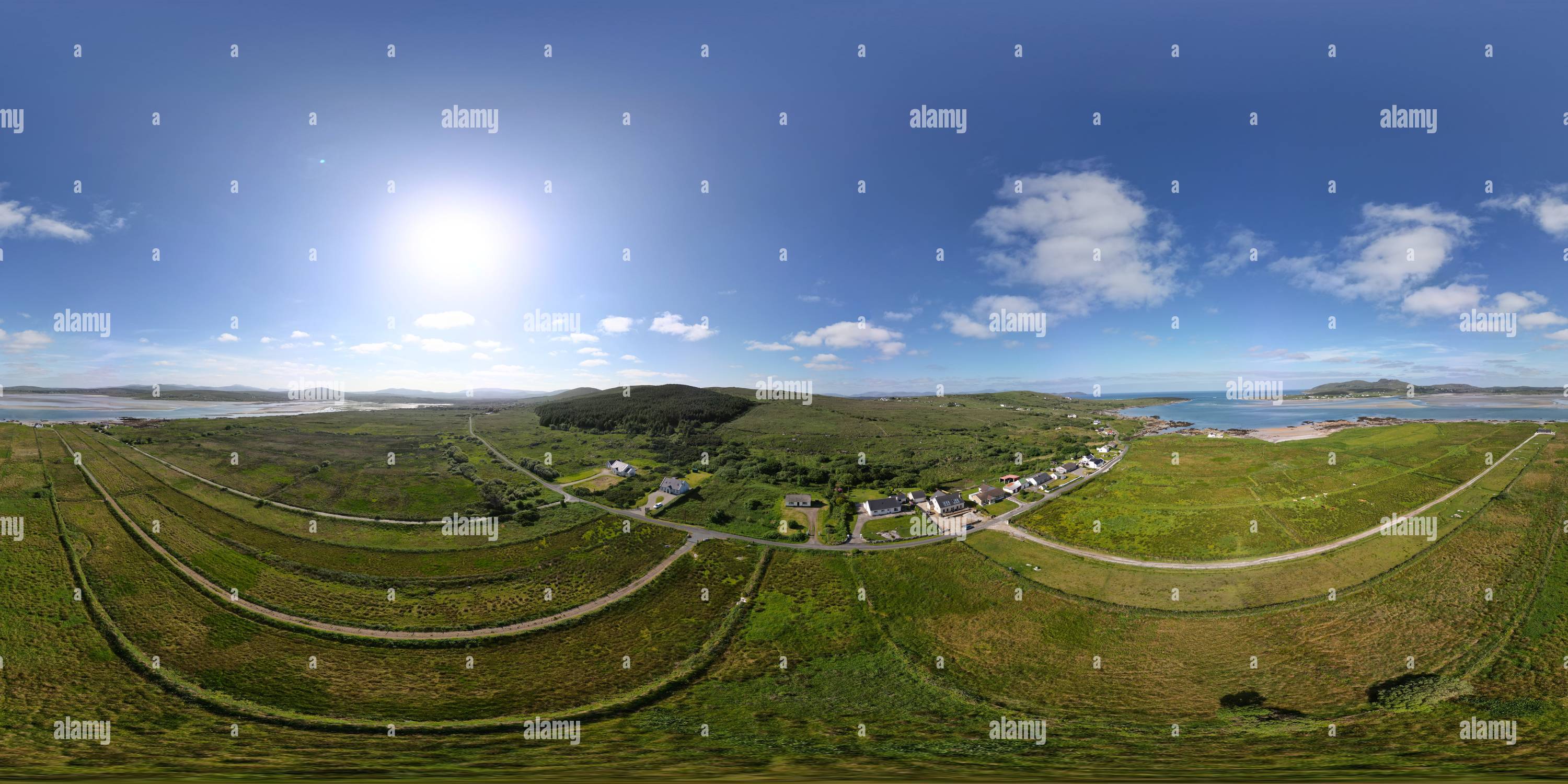 360° view of Dooey, Donegal, Ireland - Alamy