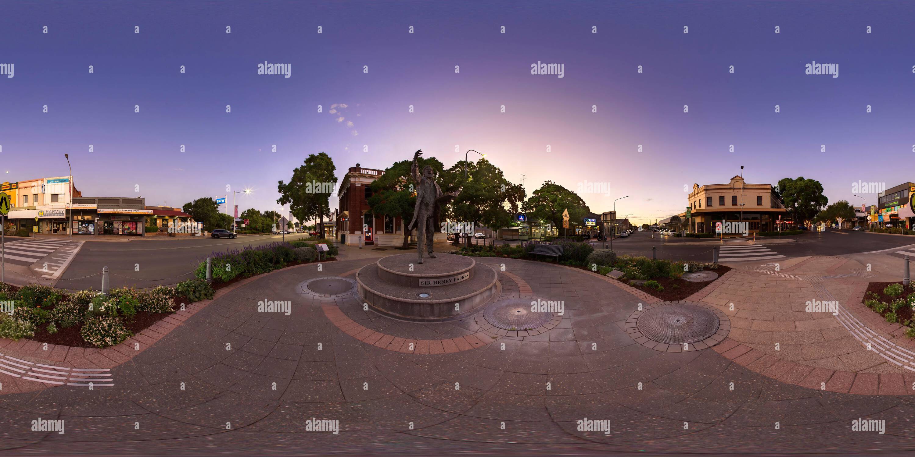 360° view of 360° panorama of statue to Sir Henry Parkes, Premier of ...