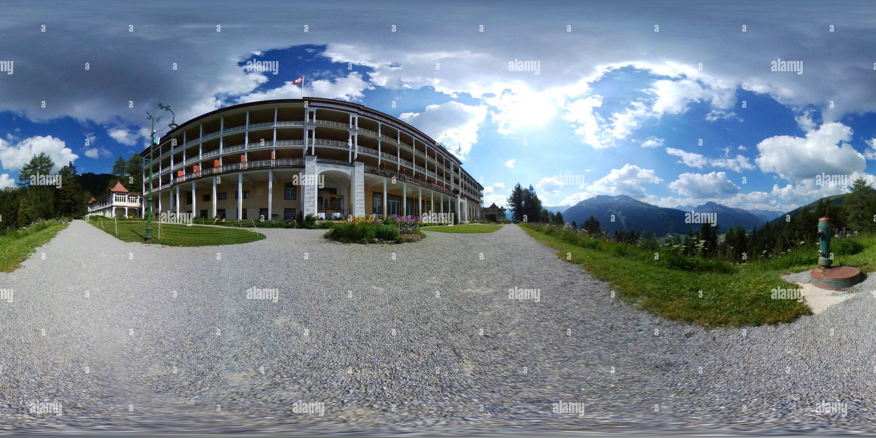 360° view of Schatzalp in Juni 6 - Alamy