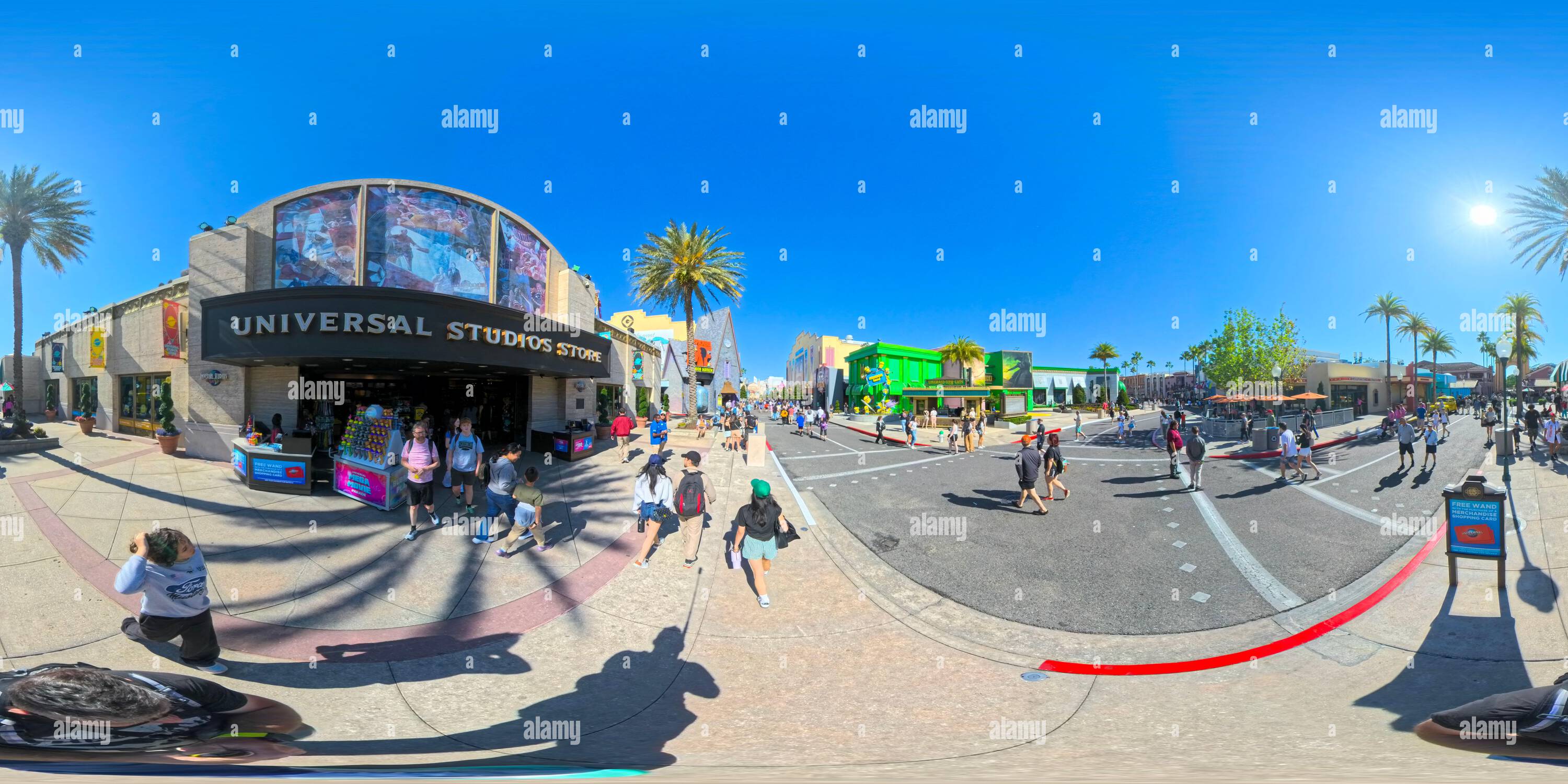 360° view of Orlando, FL, USA - April 12, 2025: 360 equirectangular ...