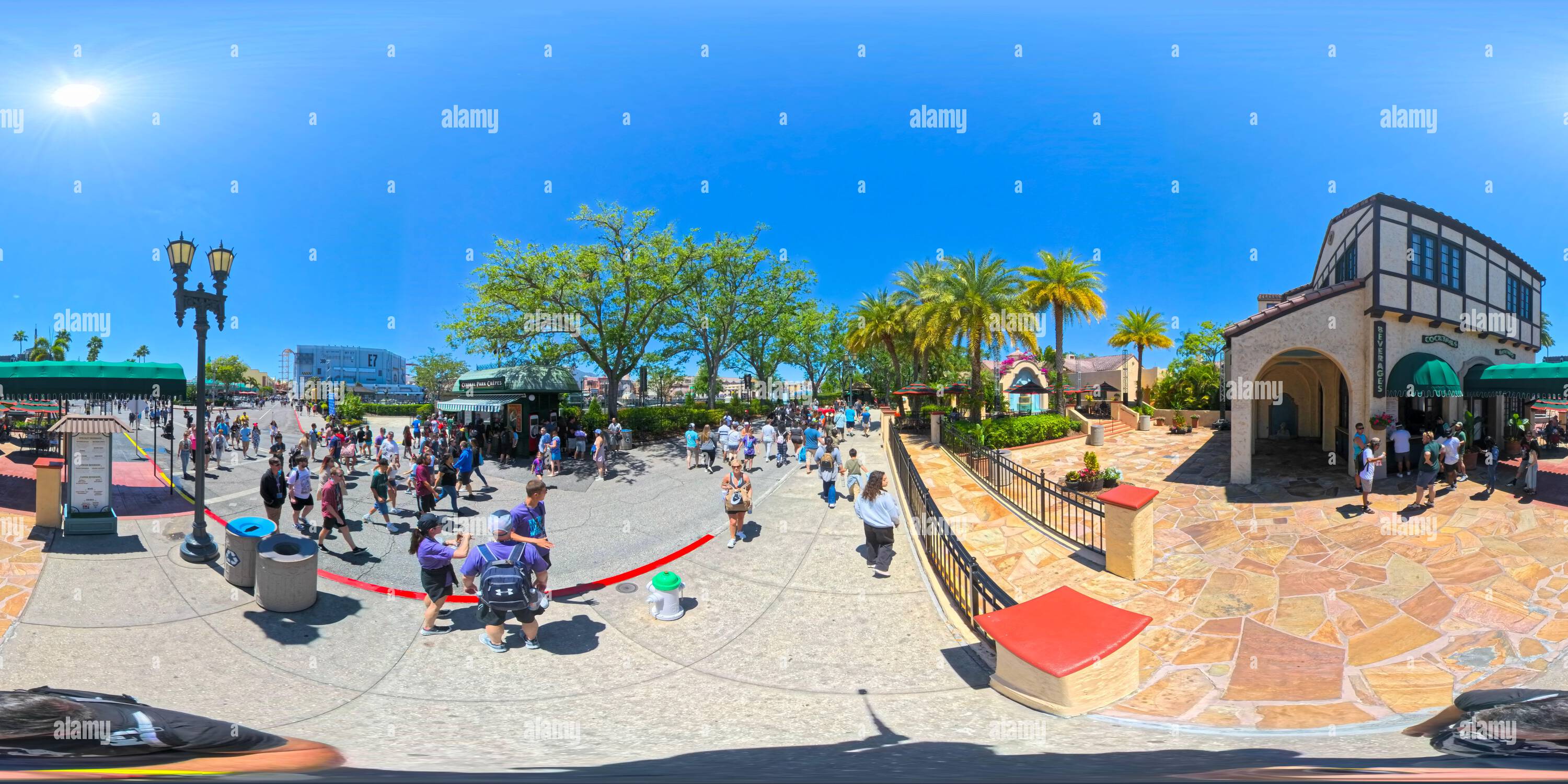 360° view of Orlando, FL, USA - April 12, 2025: 360 equirectangular ...