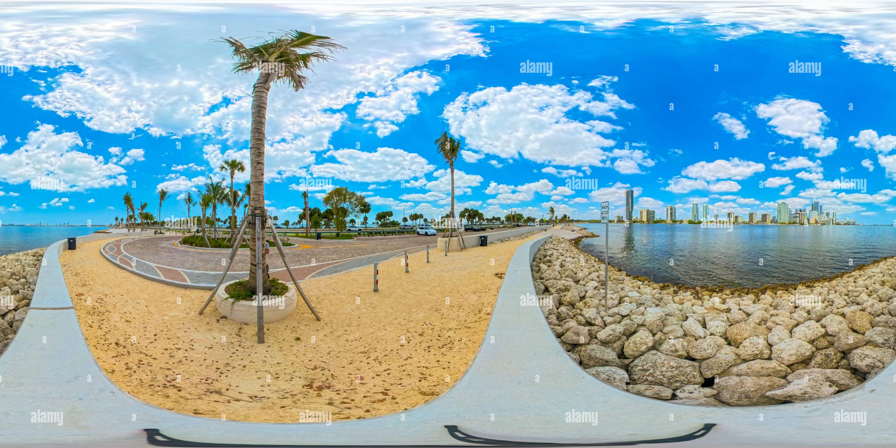360° view of Hobie Beach Key Biscayne Miami Florida 2025. 360 ...