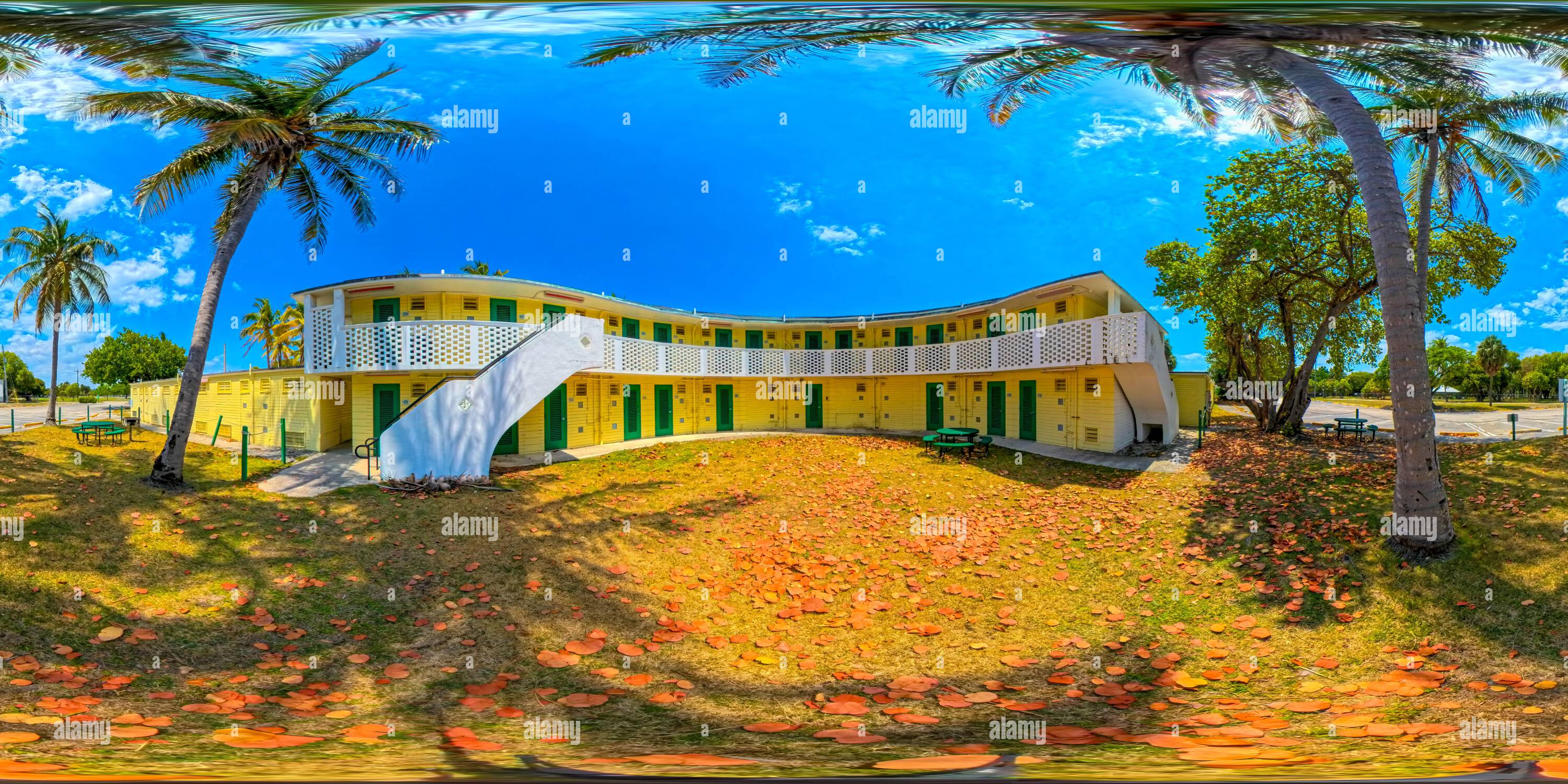 360° view of Miami 360 equirectangular photo Crandon Park Cabanas 2025 ...