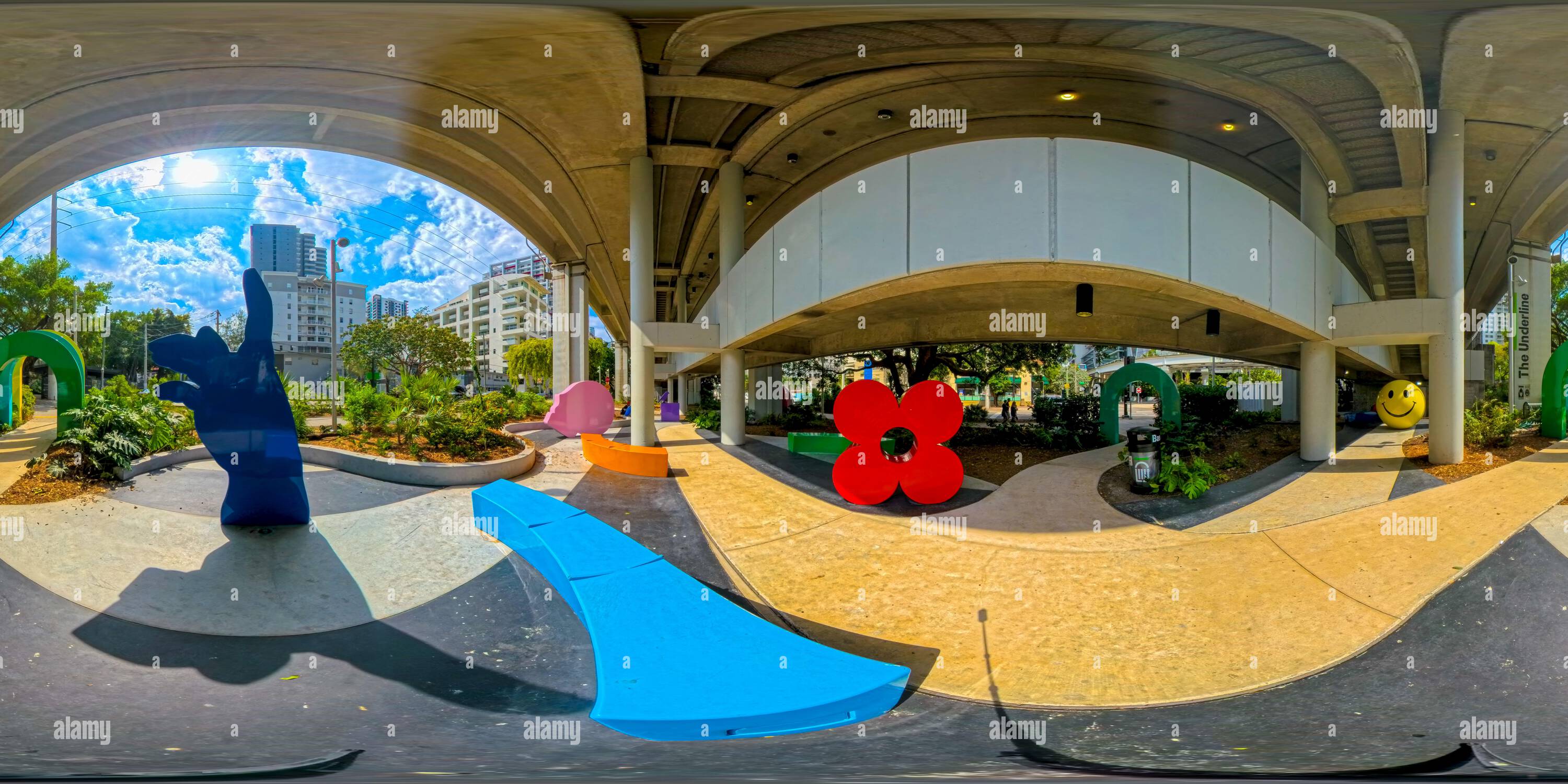 360° view of Brickell, FL, USA - April 16, 2025: Miami Brickell, 360 ...