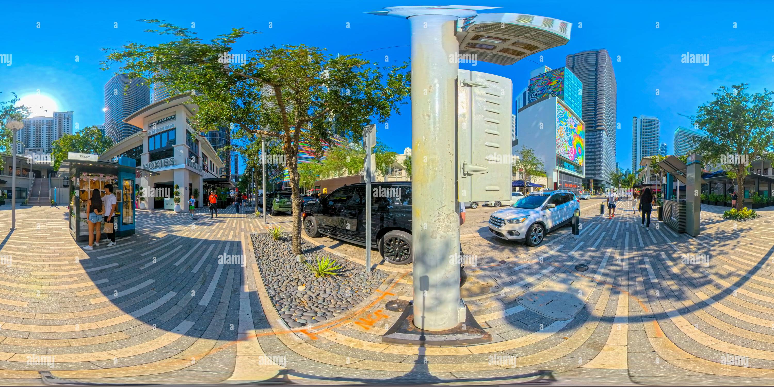 360° view of Brickell, FL, USA - April 16, 2025:Miami 360 photo Mary ...