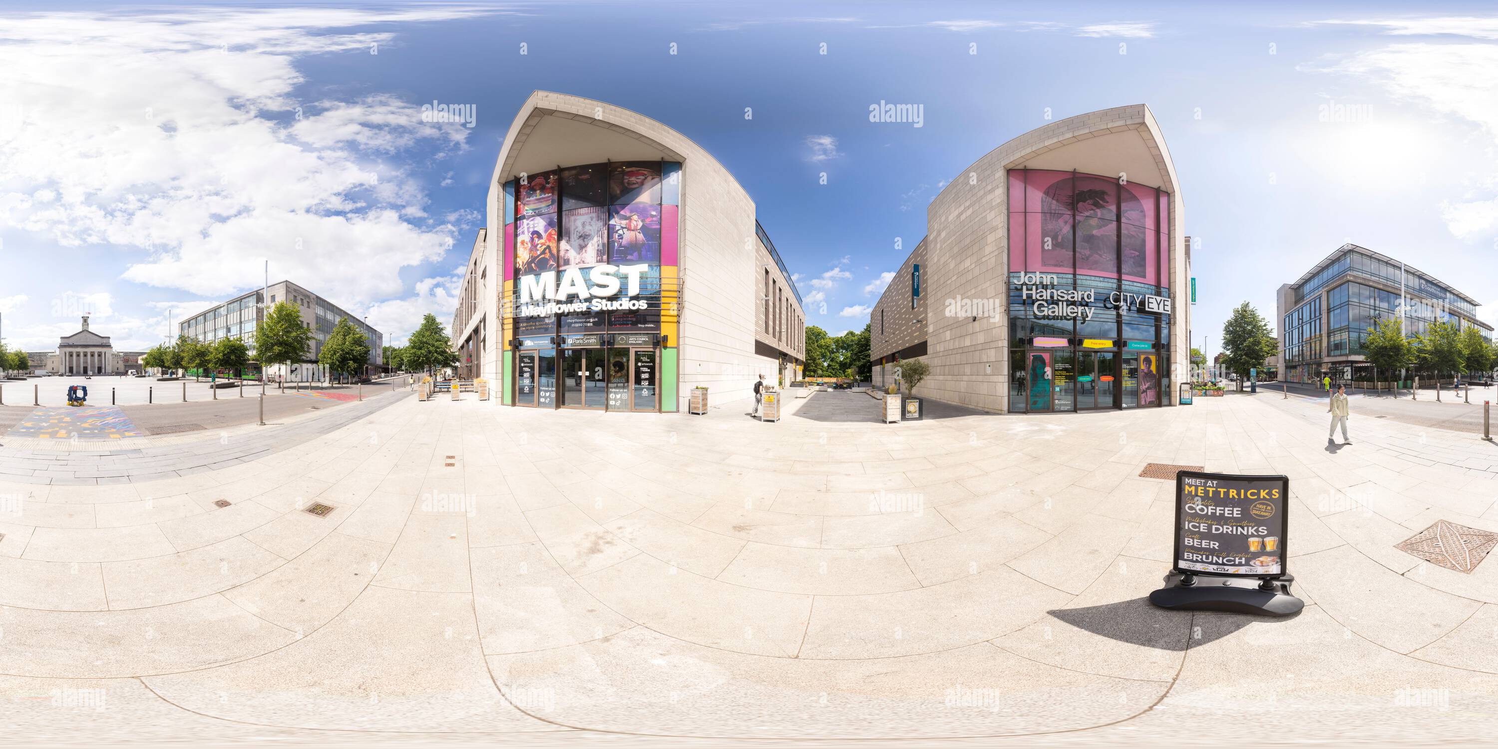 360° view of MAST Mayflower Studios, John Hansard Gallery and the Guildhall, Guildhall Square ...