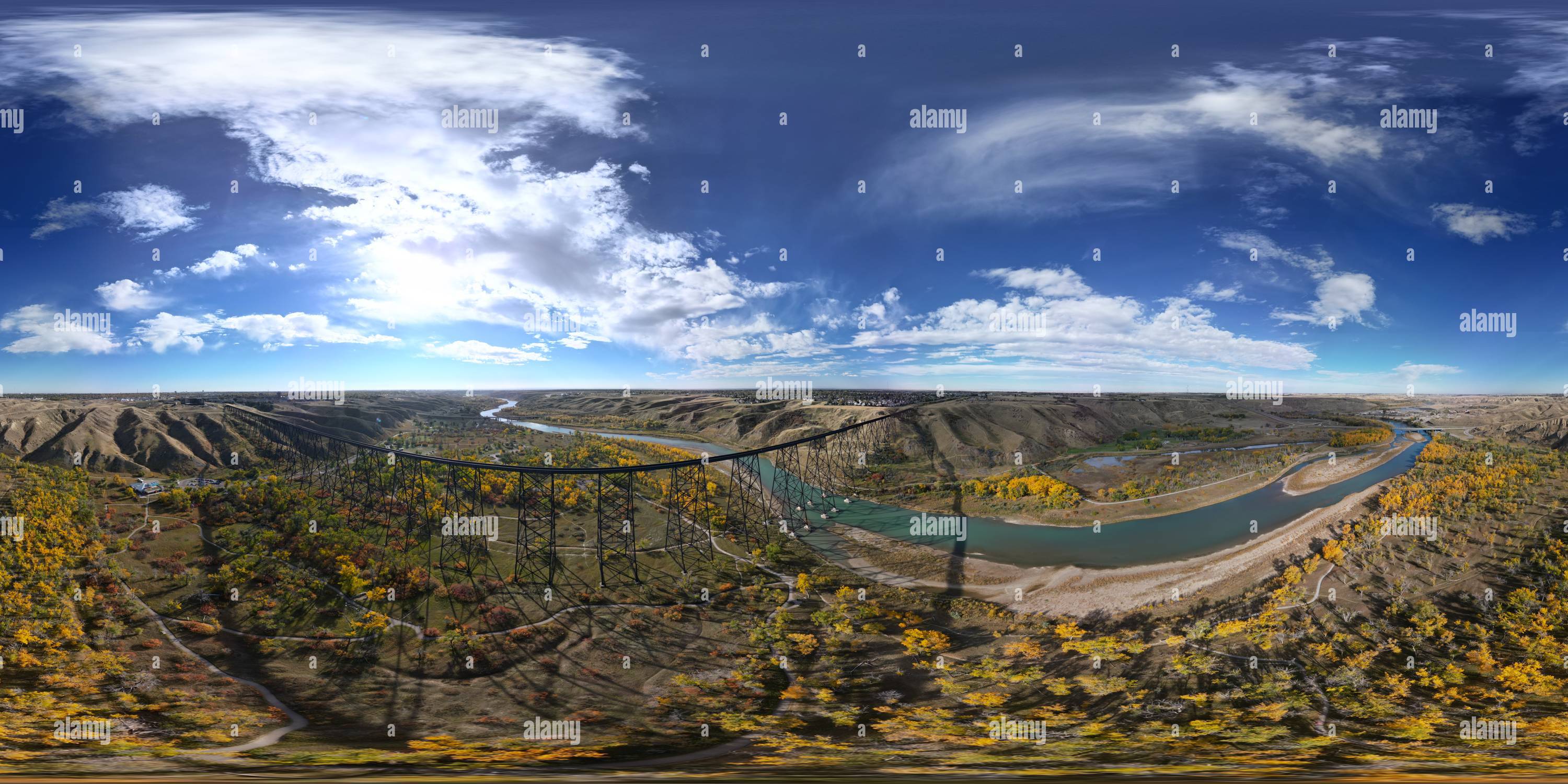 Lethbridge high level bridge hi-res stock photography and images - Alamy