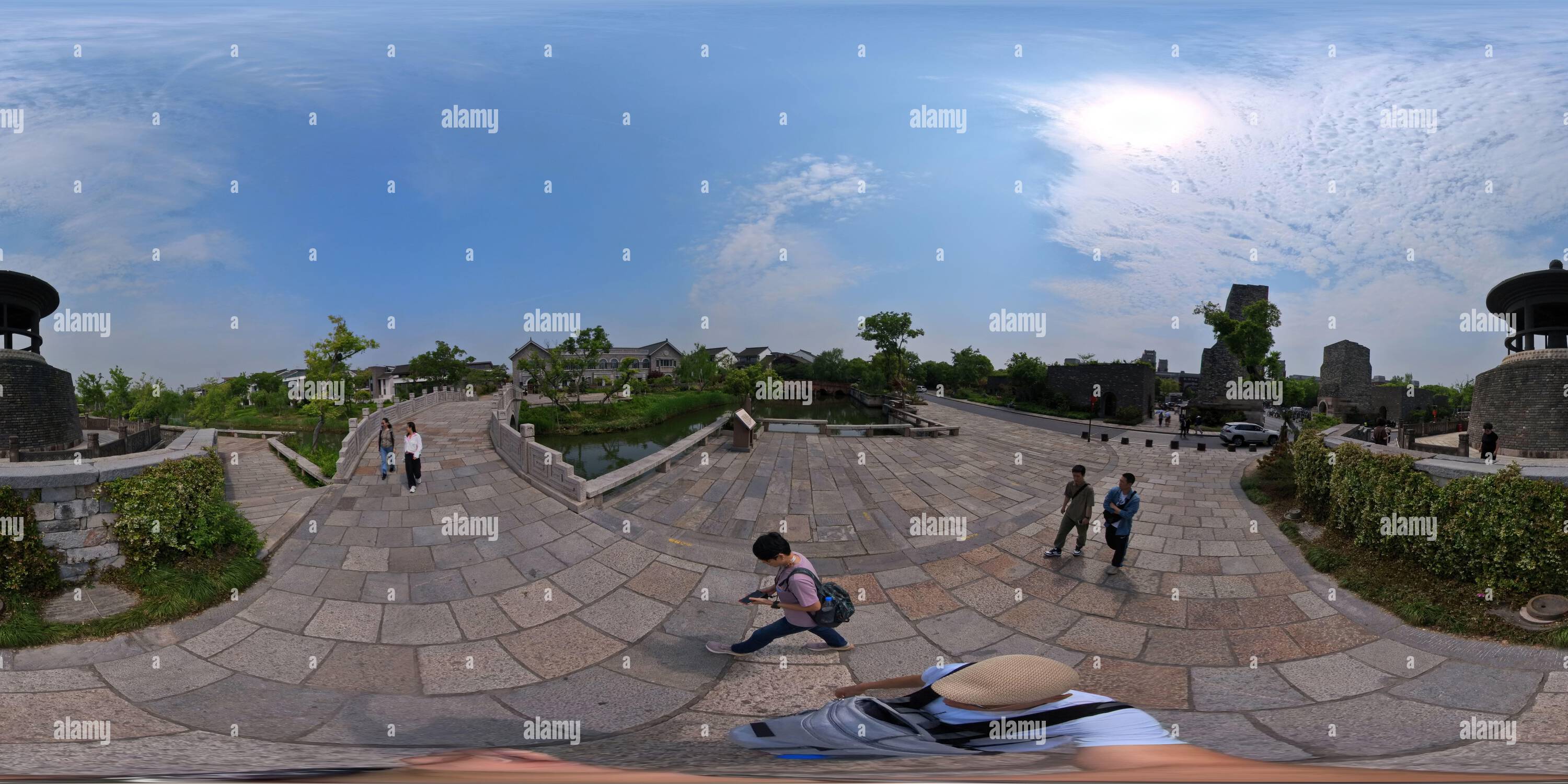 360° view of 360 view of Traditional Chinese architecture with ...