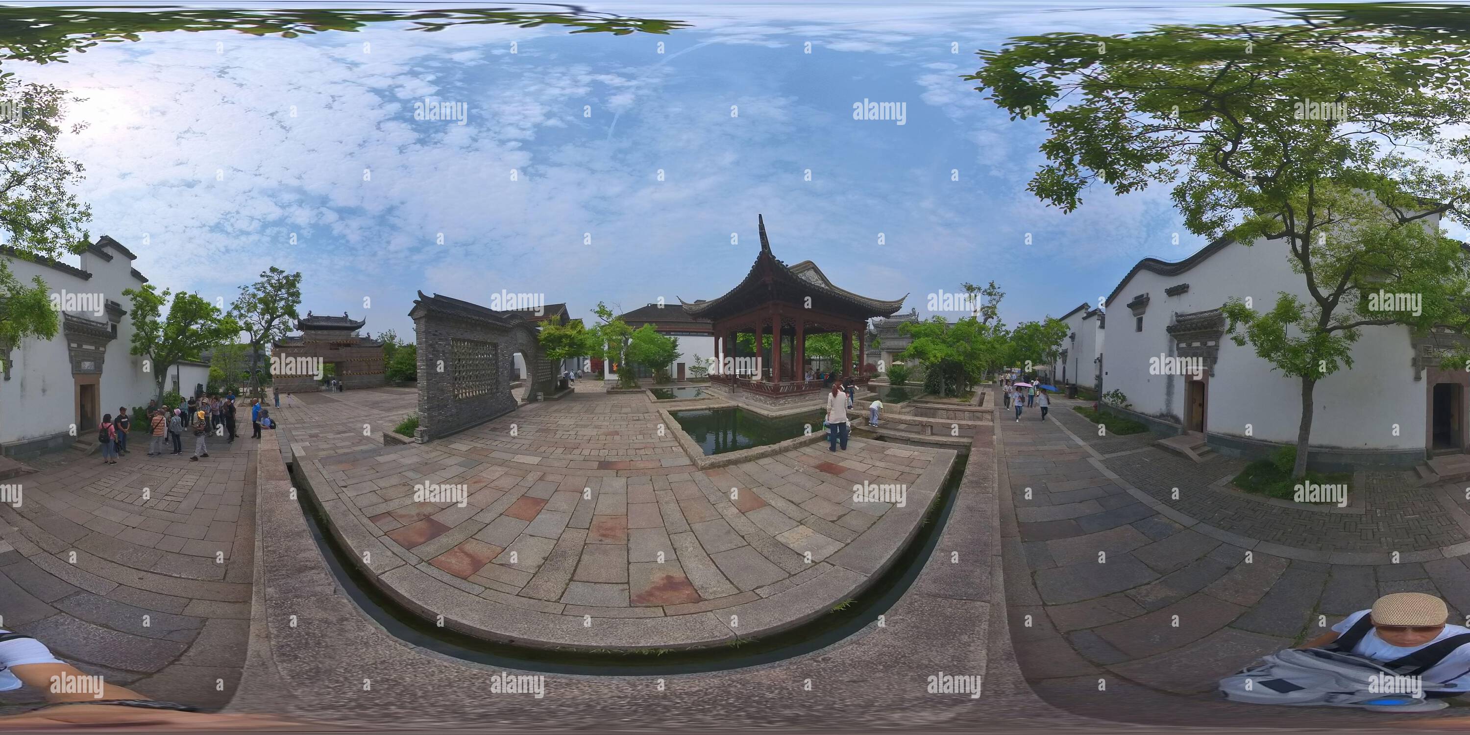 360° view of 360 view of Traditional Chinese architecture with ...