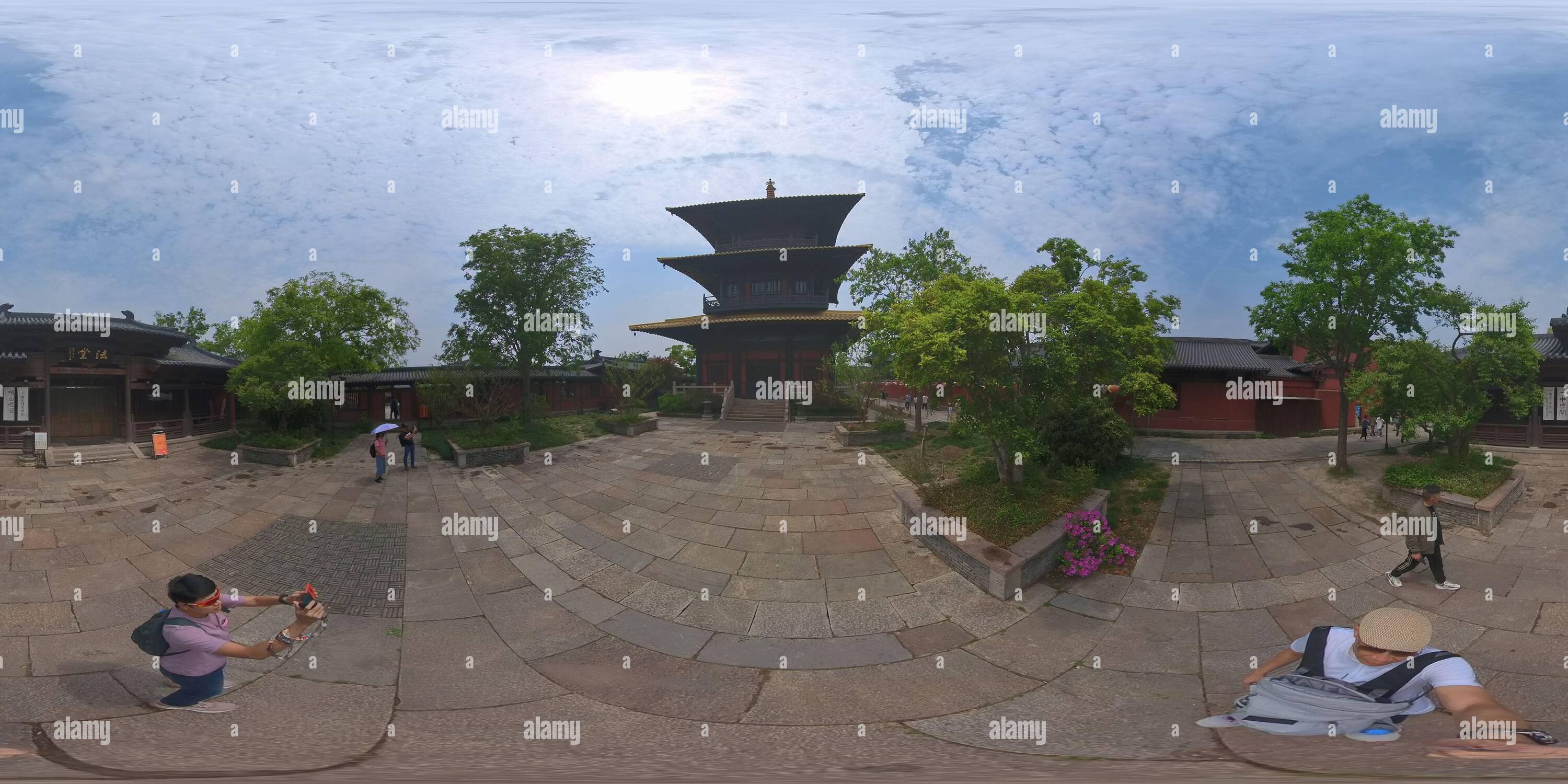 360° view of 360 view of Traditional Chinese architecture with ...