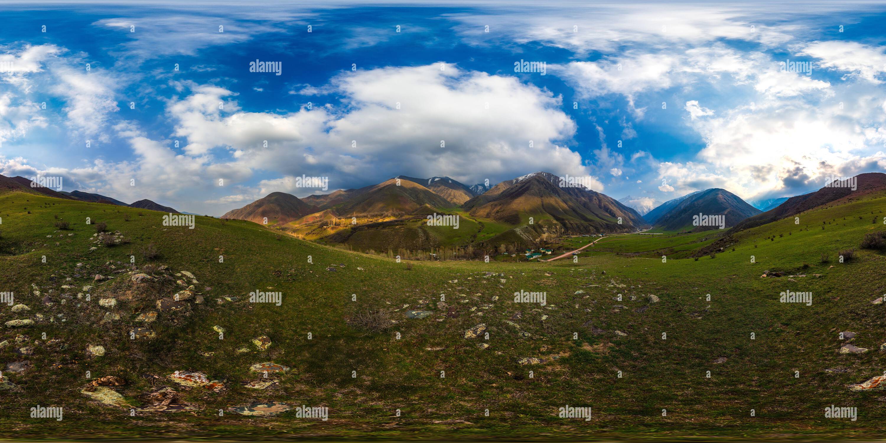 Vr 360 clouds in mountains hi-res stock photography and images - Alamy