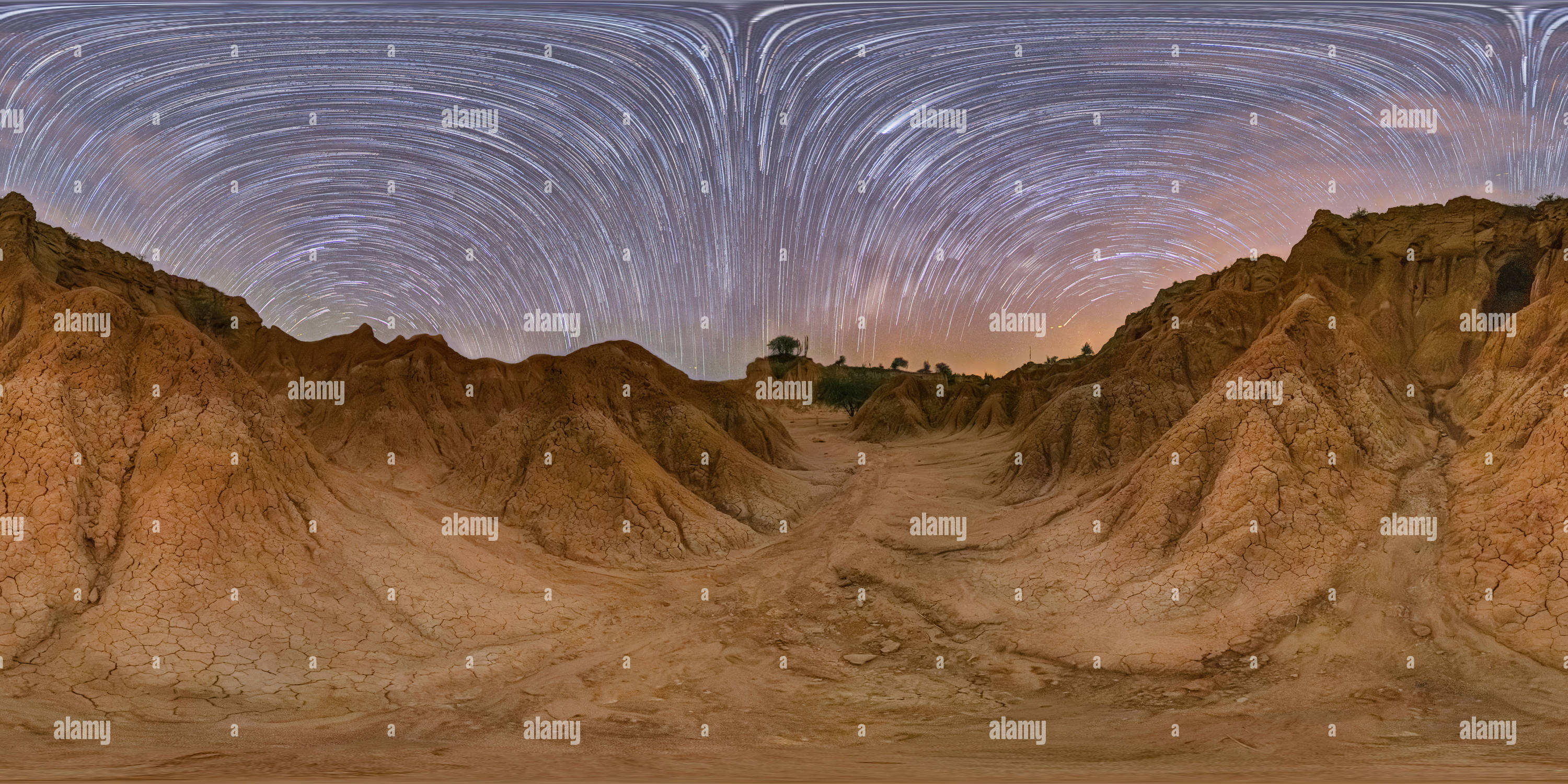 360° view of Monica Mesa Desierto De La Tatacoa Colombia Final 10k - Alamy