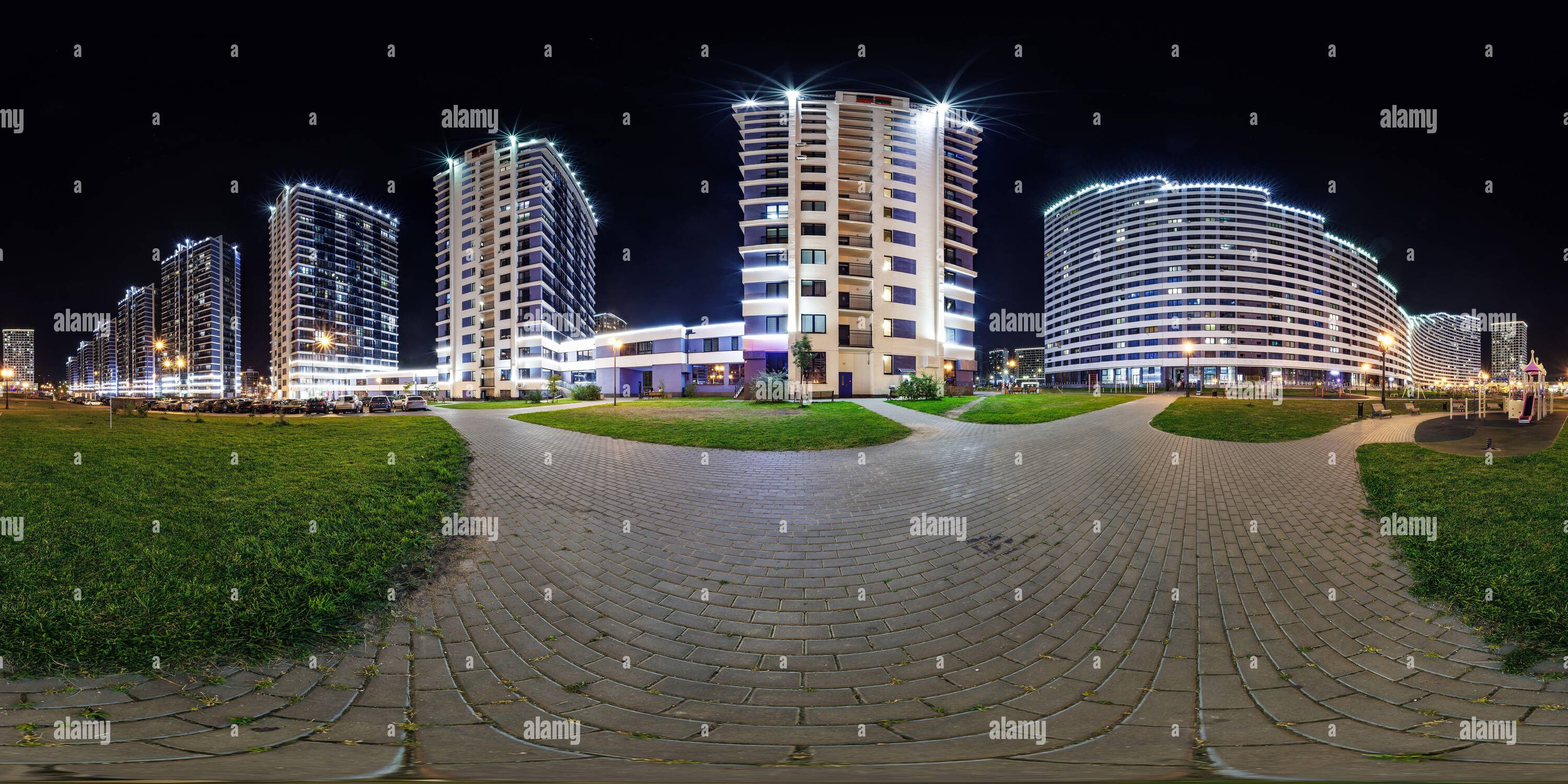 360 degree tower illumination hi-res stock photography and images - Alamy