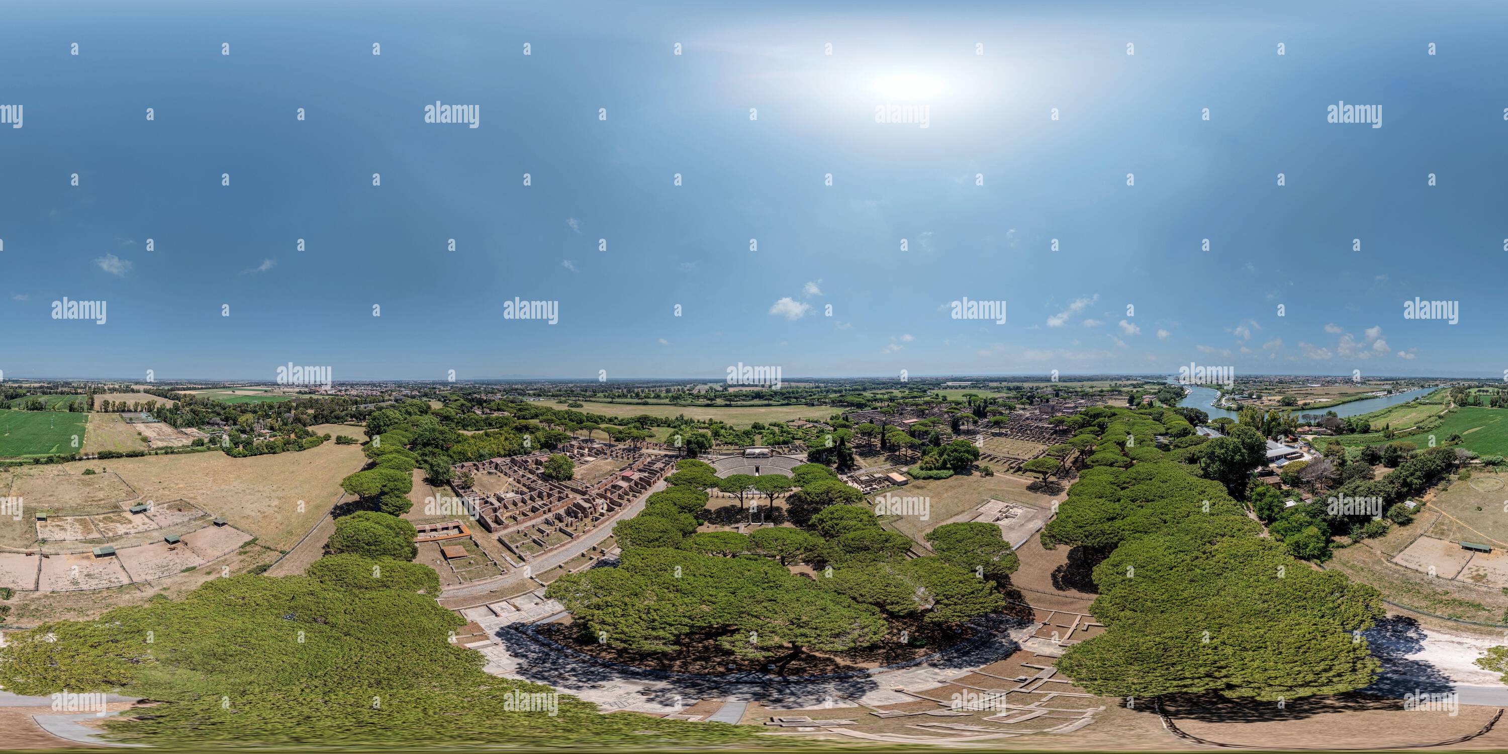 Roman amphitheater ostia antica rome hi-res stock photography and ...