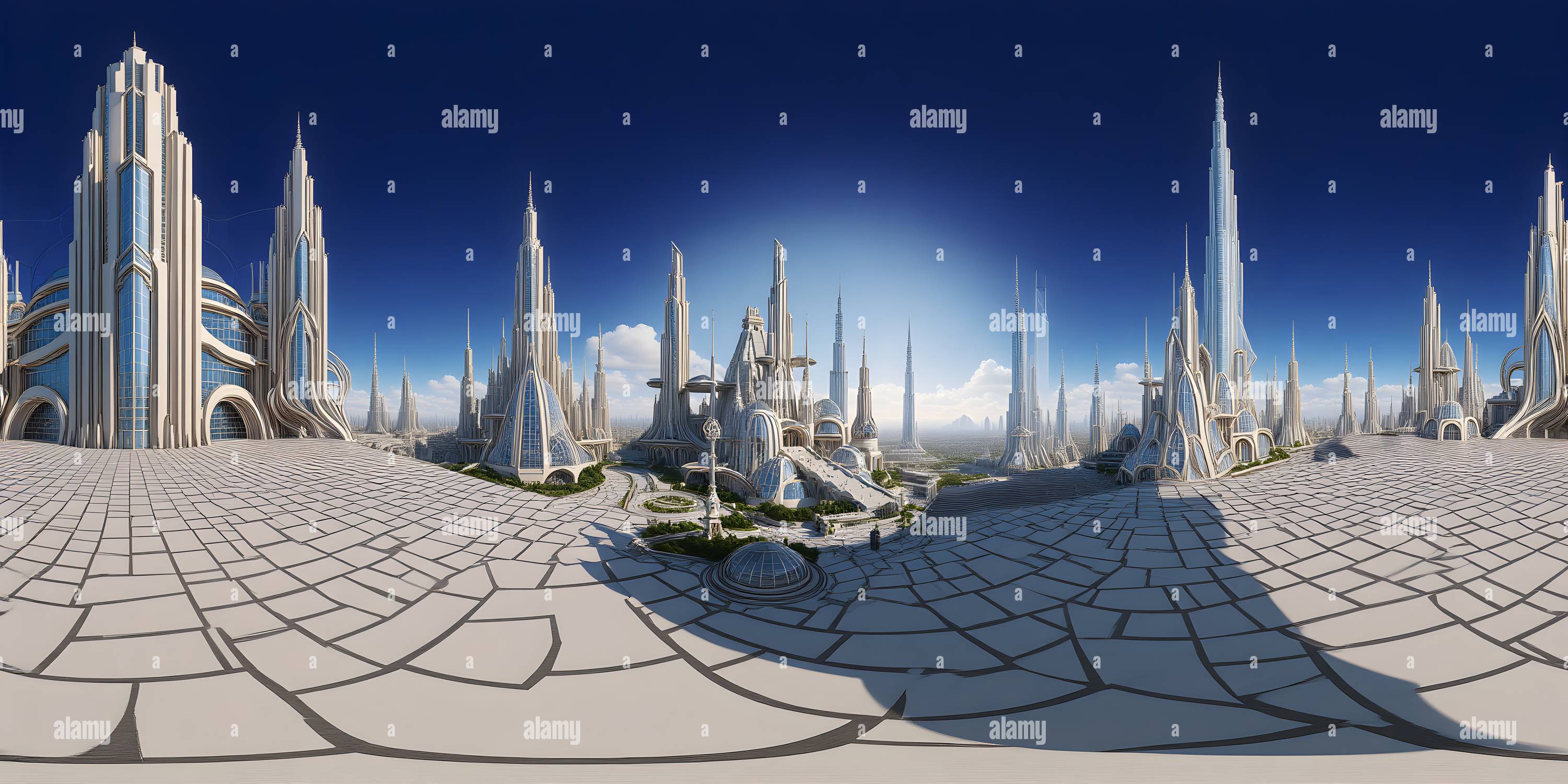 Utopia city hi-res stock photography and images - Alamy
