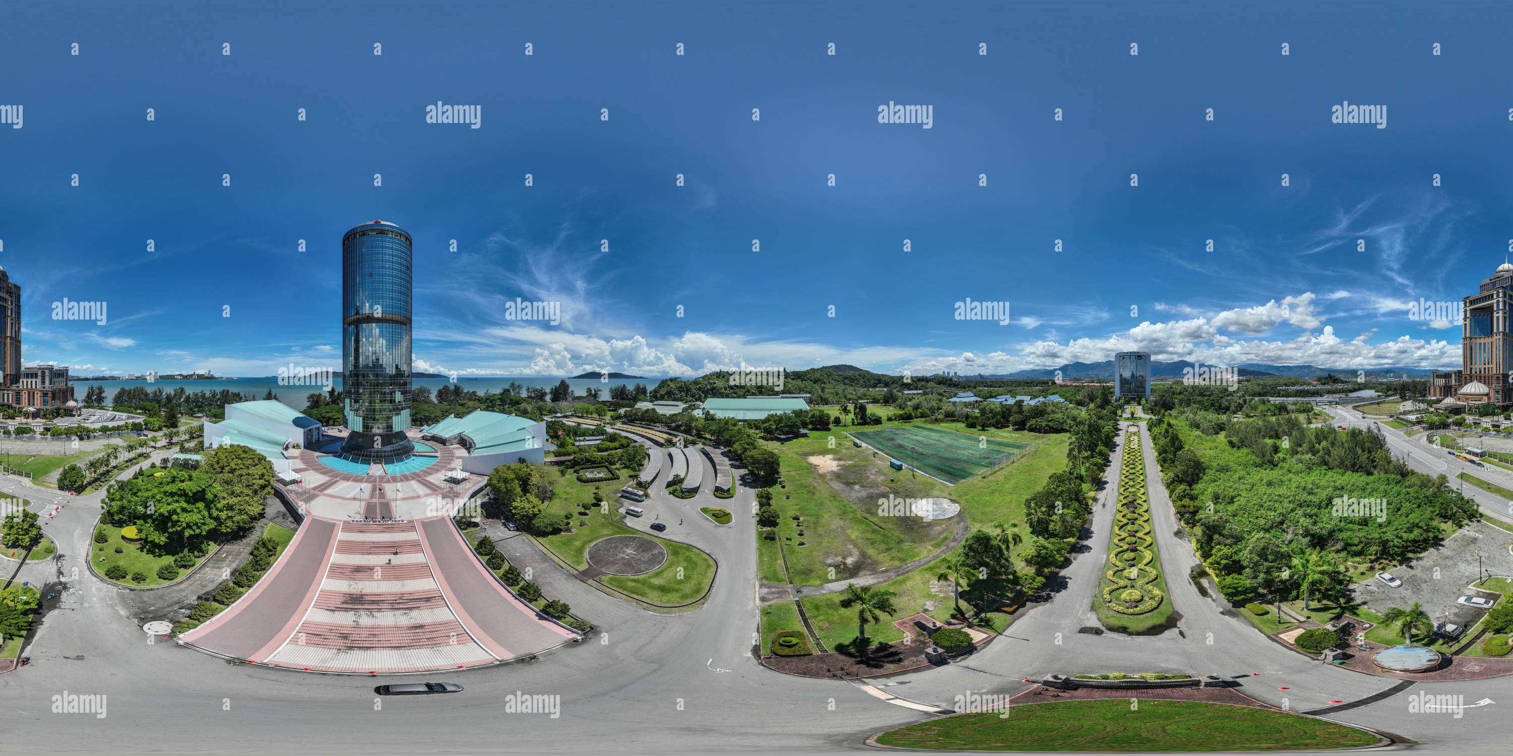 360° view of Menara Tun Mustapha (Yayasan Sabah Building), Kota ...
