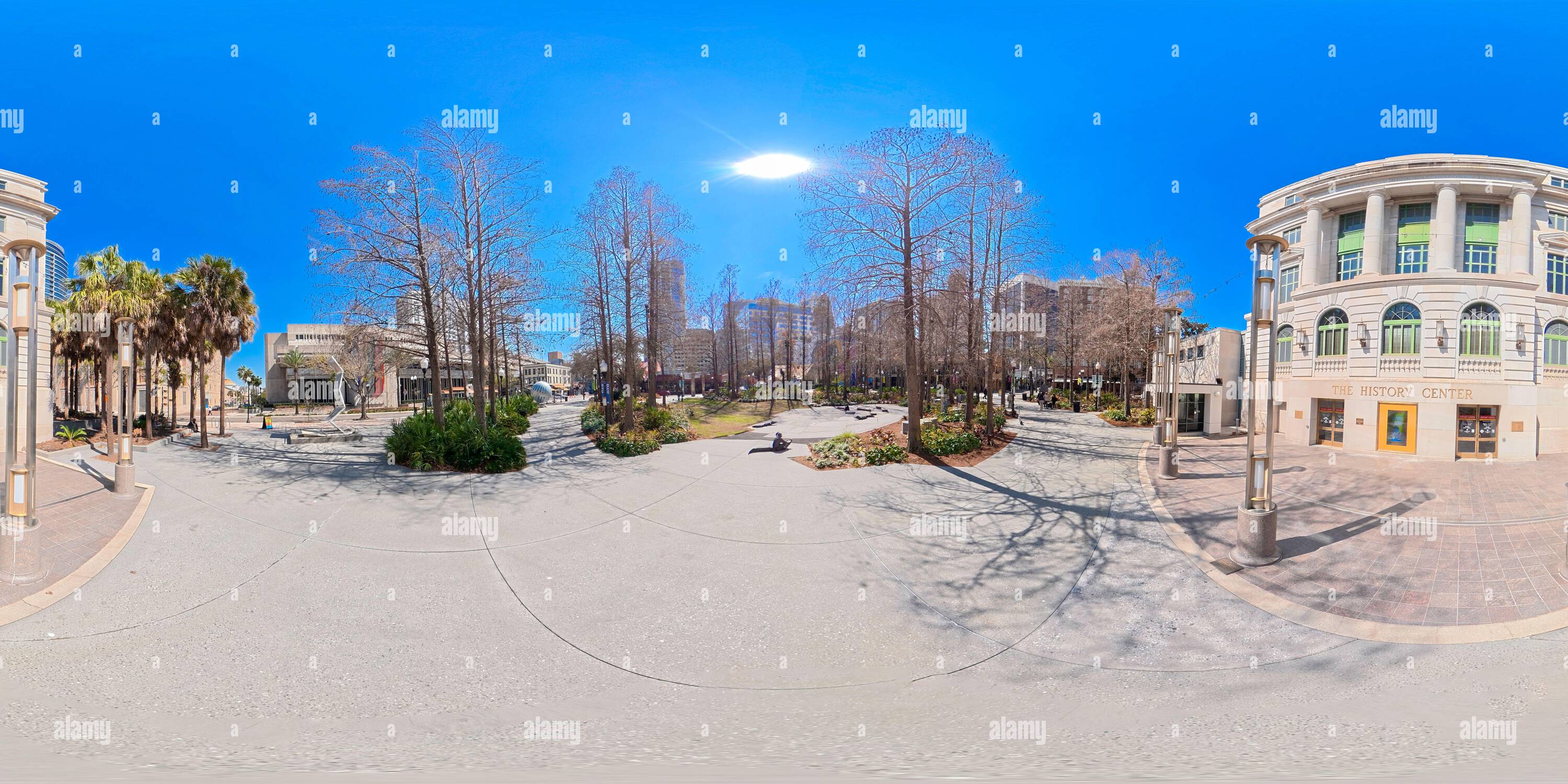 360° view of Orlando, FL, USA - February 25, 2026: The History Center ...