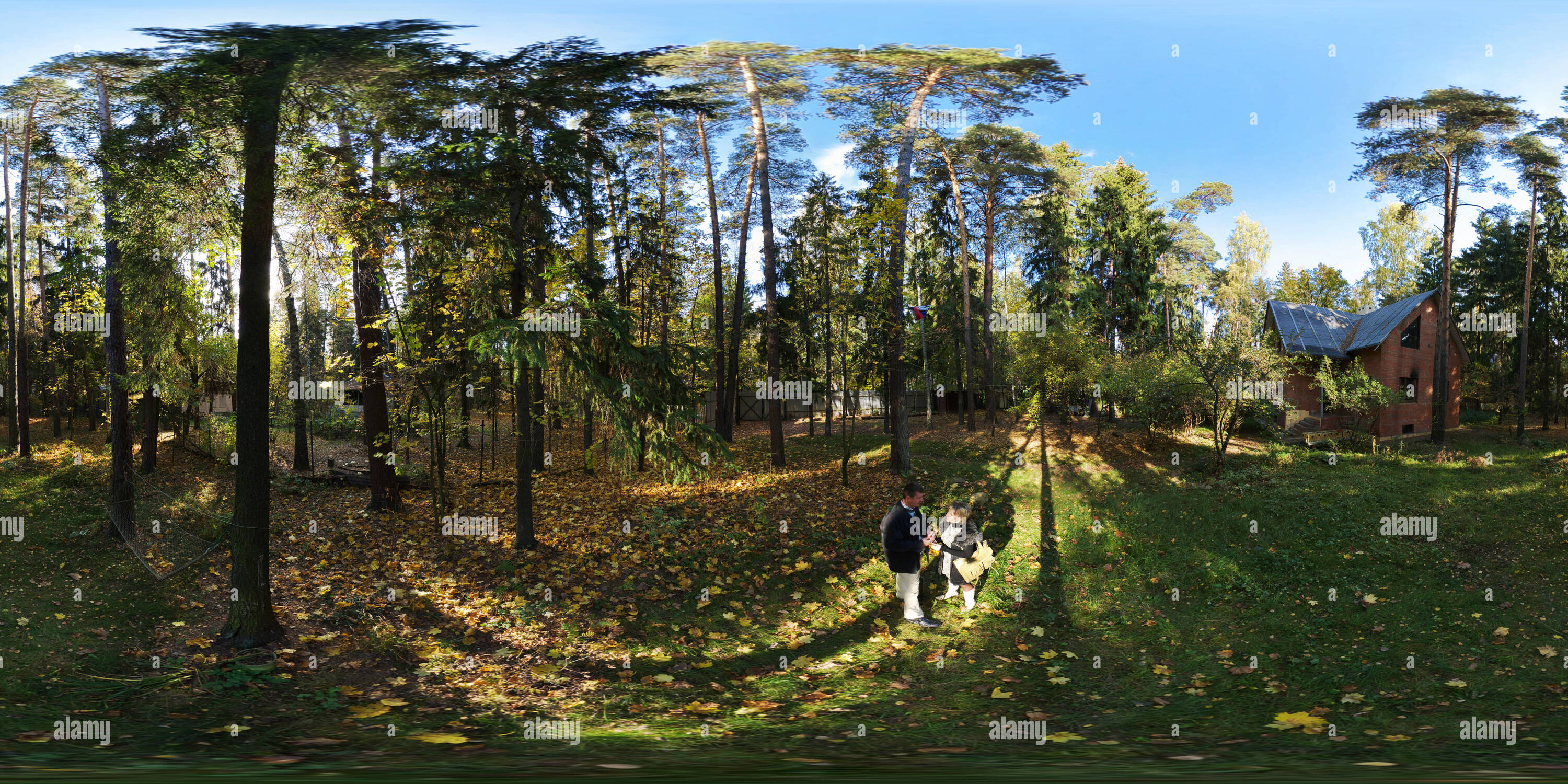 360° view of Moscow suburbs, "Dacha - Alamy