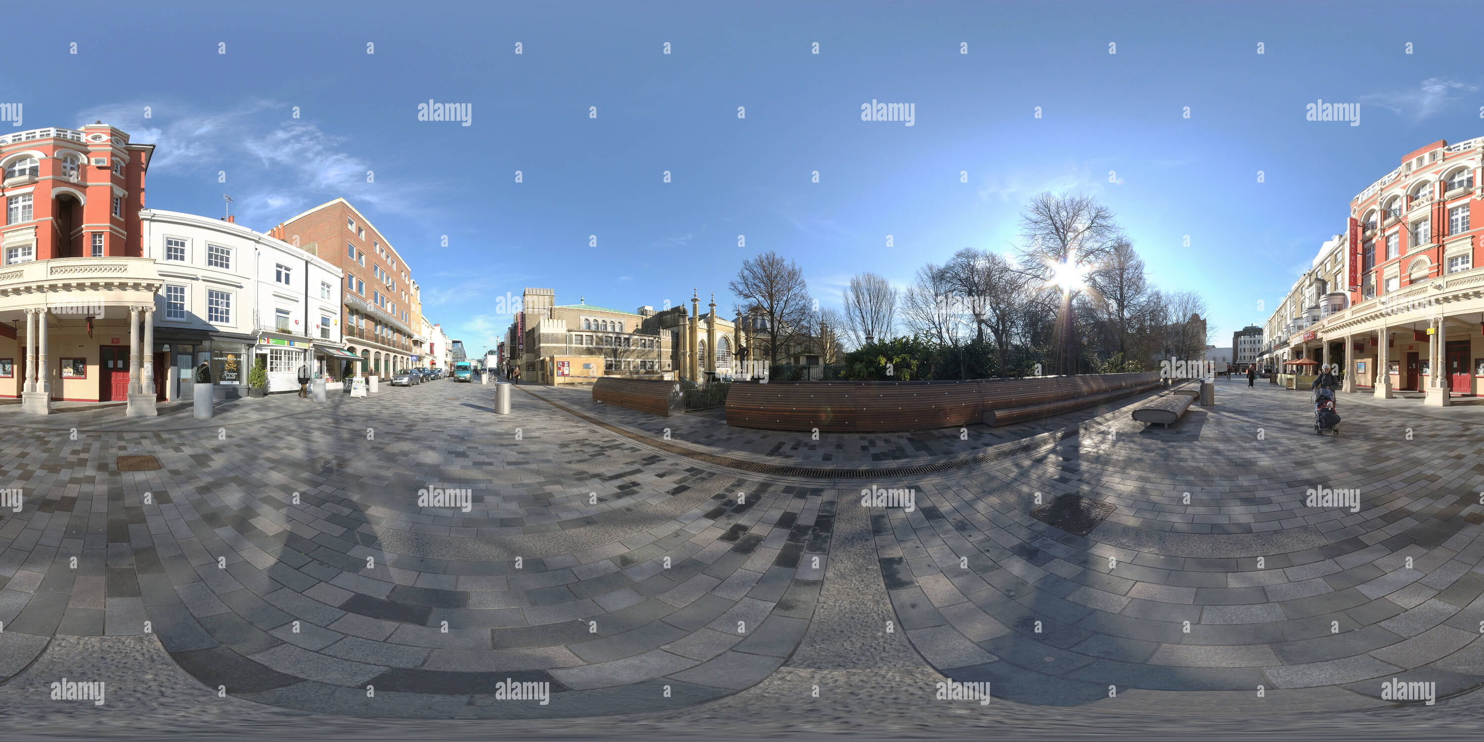 360° view of Theatres, Pavilion Gardens - Alamy