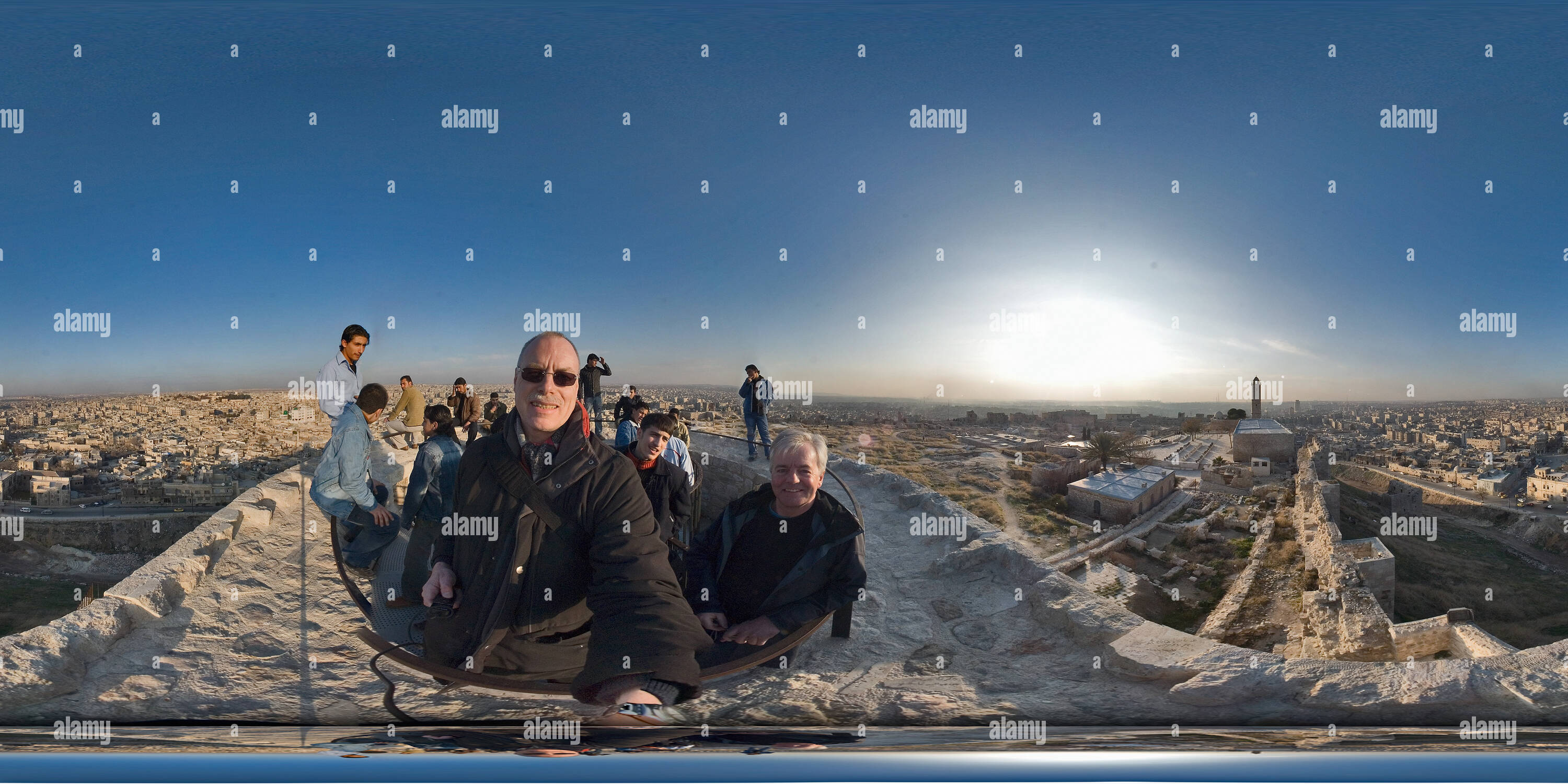 360° view of 08 Aleppo Citadel Syria 2007 - Alamy