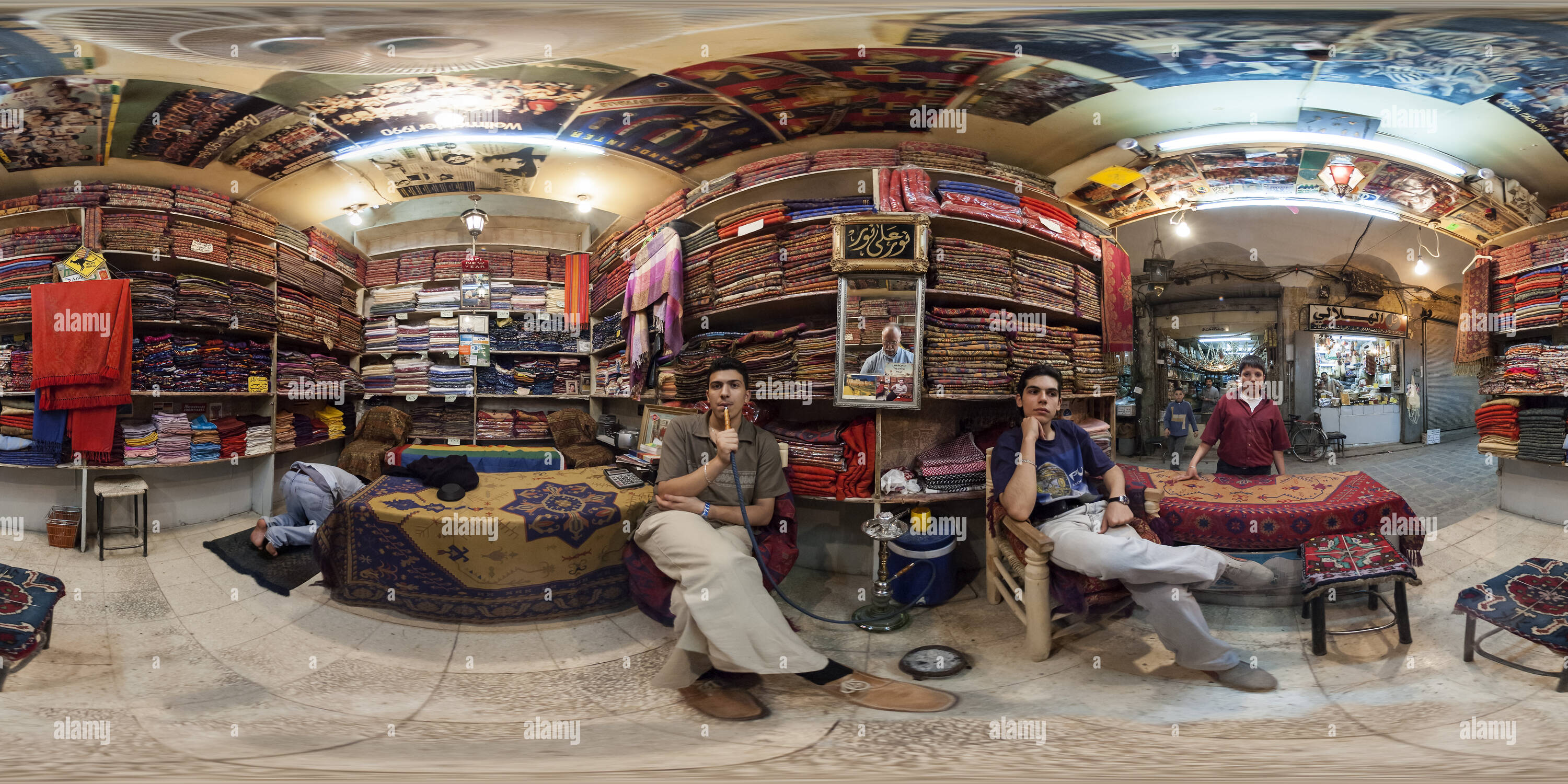 360° view of 10 Aleppo Syria Typical Shop the old Souq 2006 - Alamy