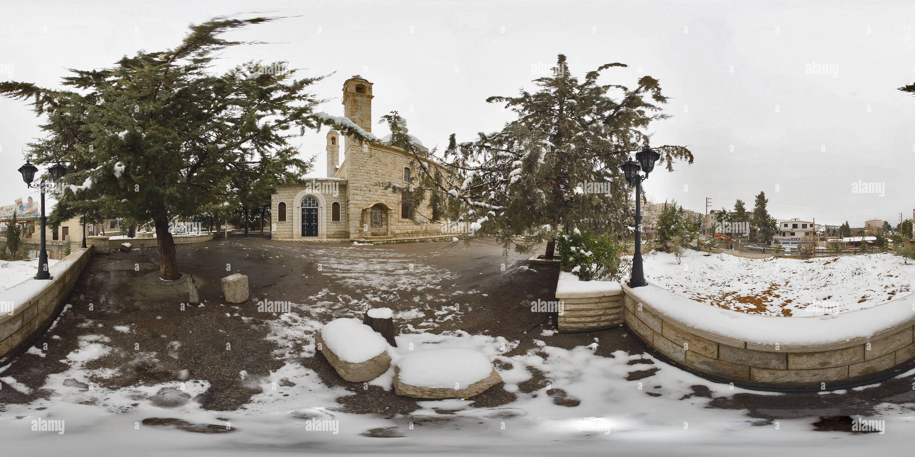 360° view of Church in Bloudan - Alamy