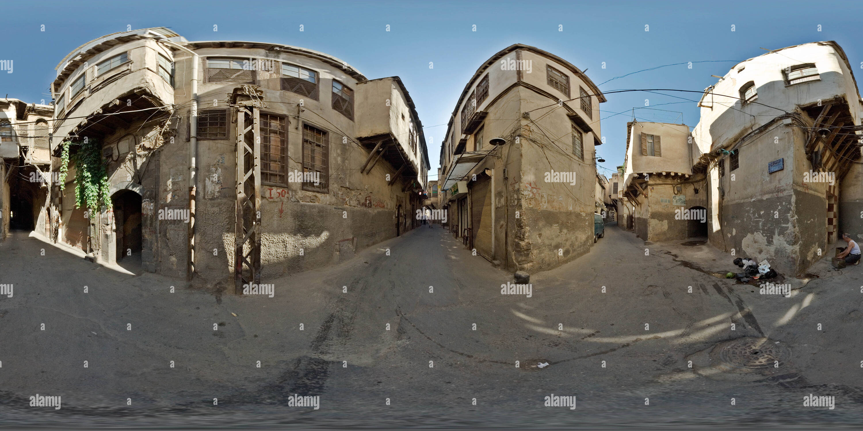 360° view of Streets in Ancient Damascus - Alamy