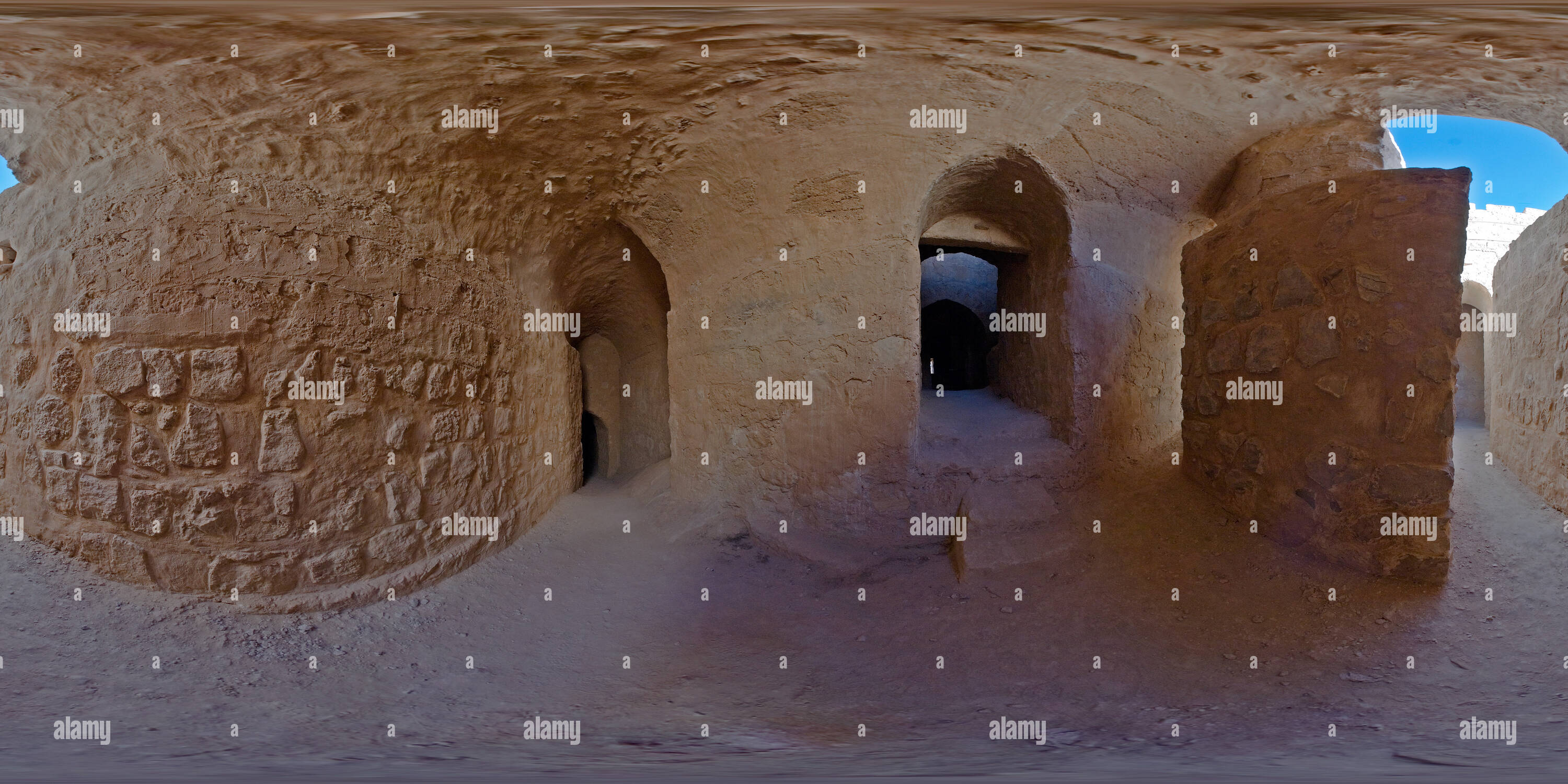 360° view of Palmyra: Inside of Citadel - Alamy