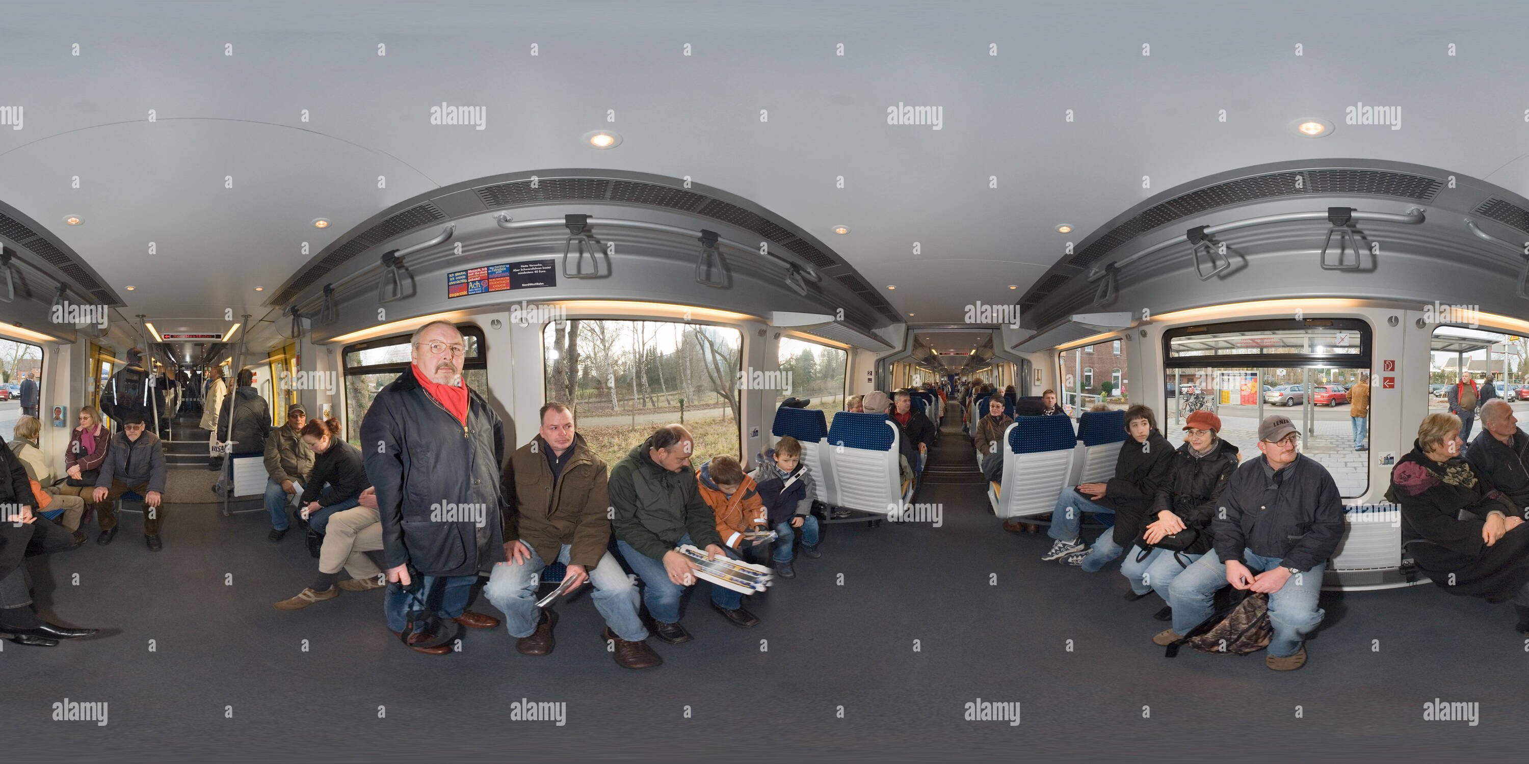 360° view of Talent Train set of NordWestBahn Vegesack-Farge - Alamy