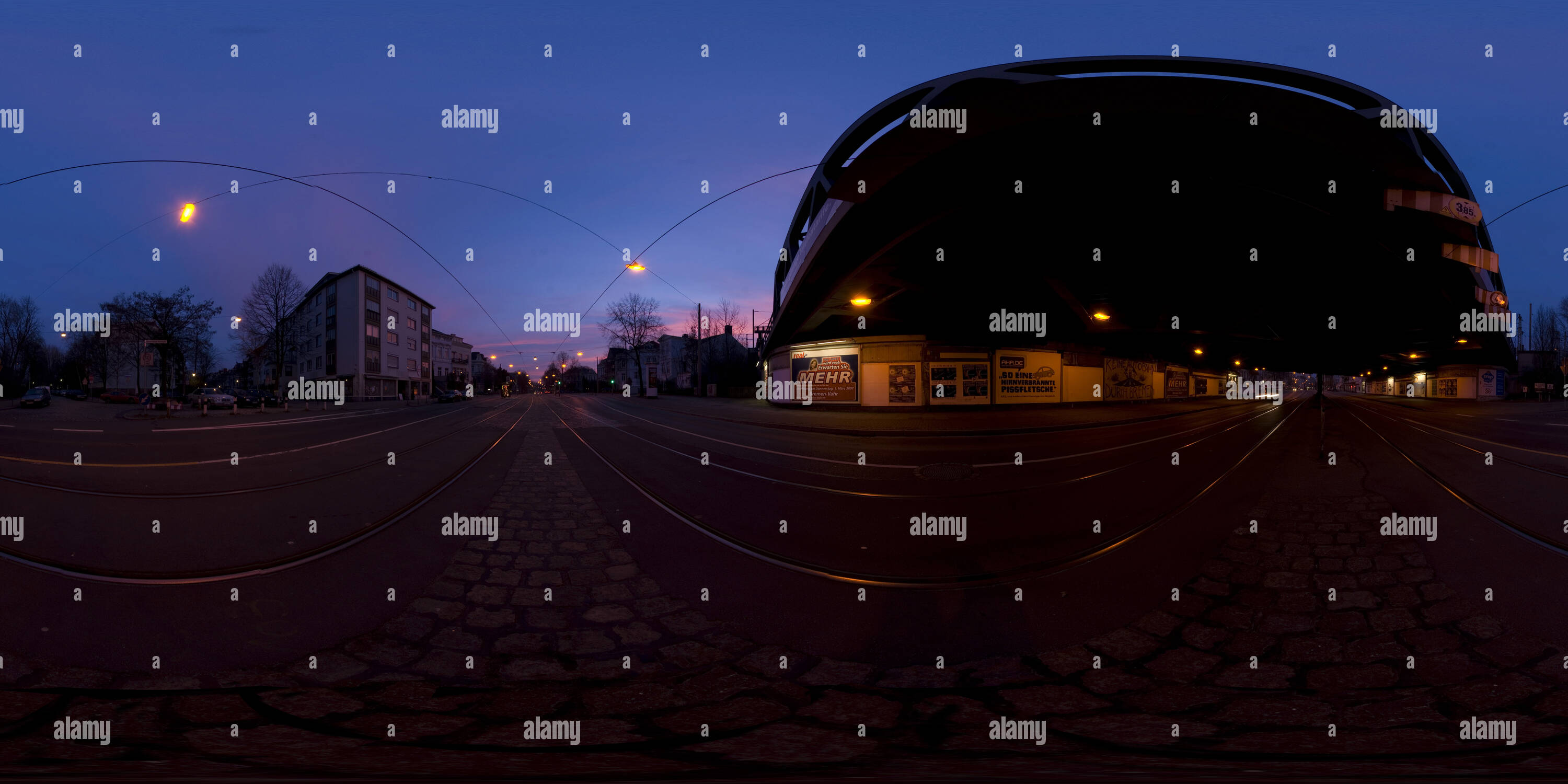 360° view of Concordia Tunnel befor renewing - Alamy