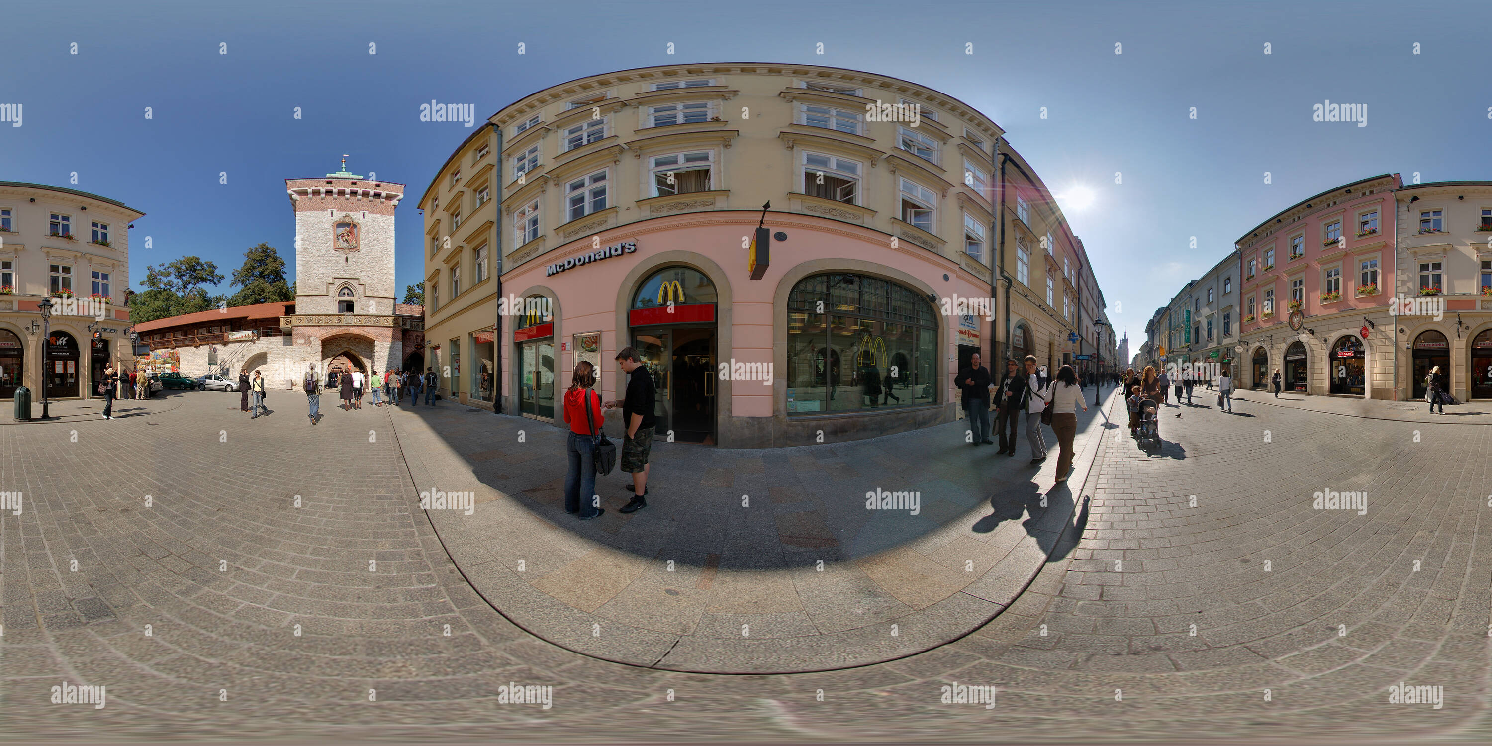 360° view of The Florian Gate - Alamy