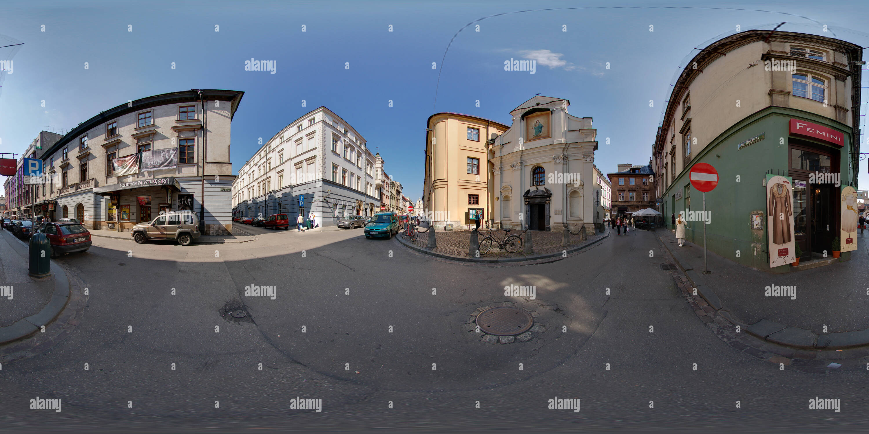 360° view of St Thomas Street - Alamy