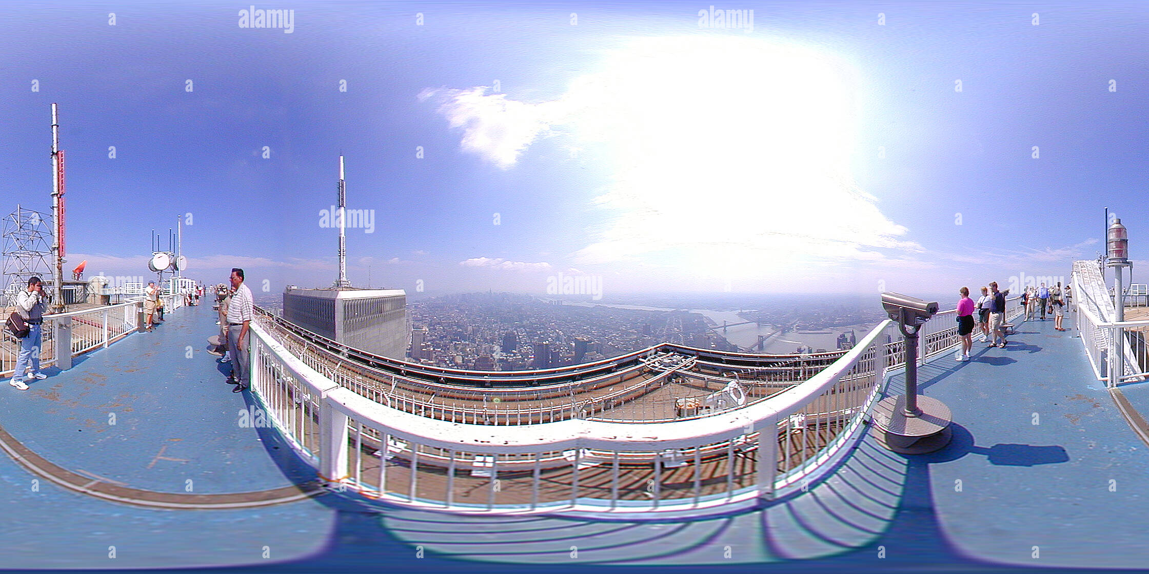 360° view of World Trade Center Twin Towers - Alamy