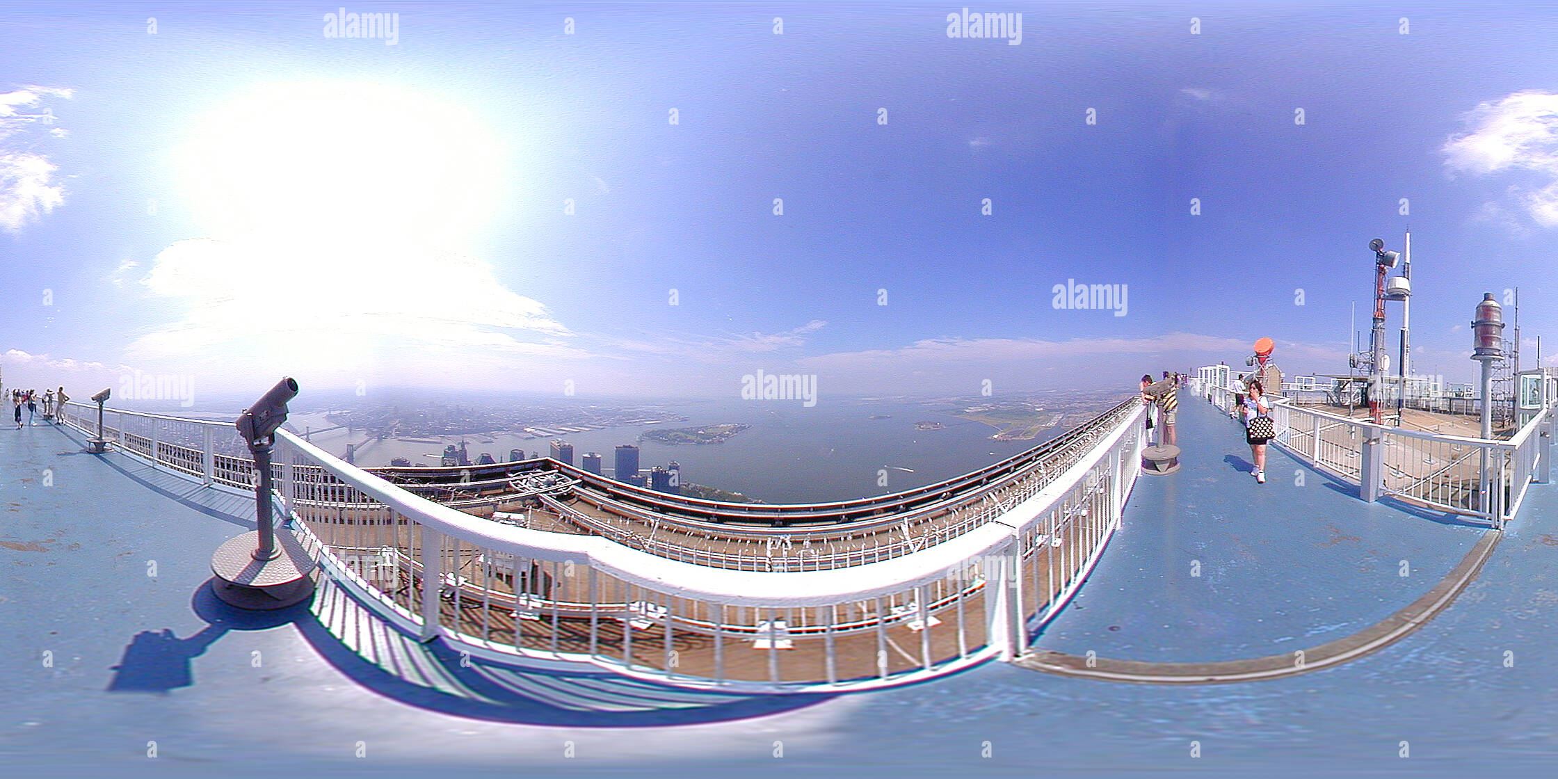 360° view of World Trade Center Twin Towers - Alamy