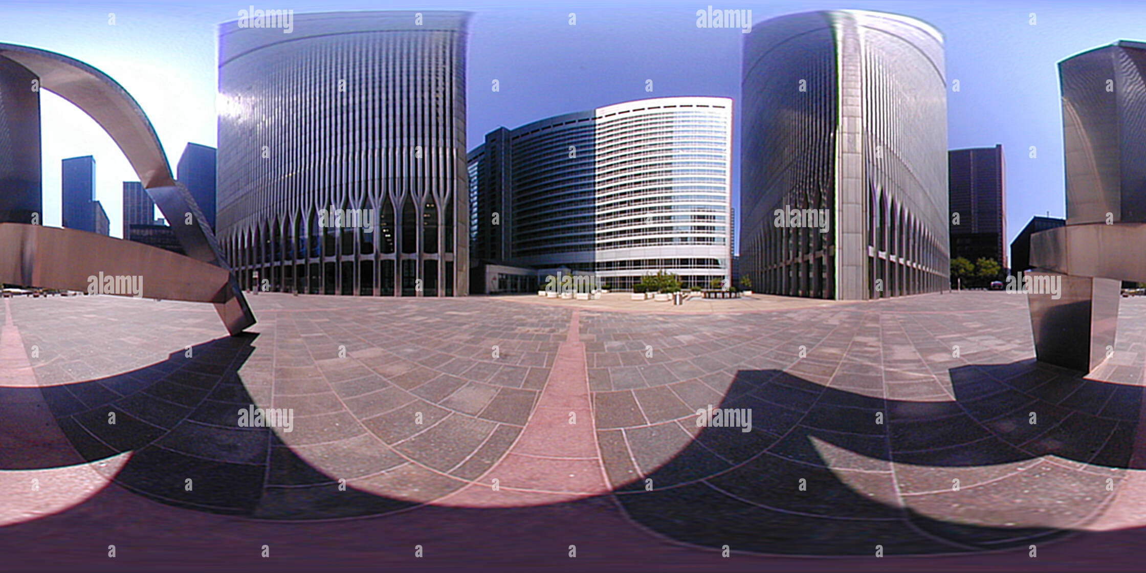 360° view of World Trade Center Twin Towers - Alamy