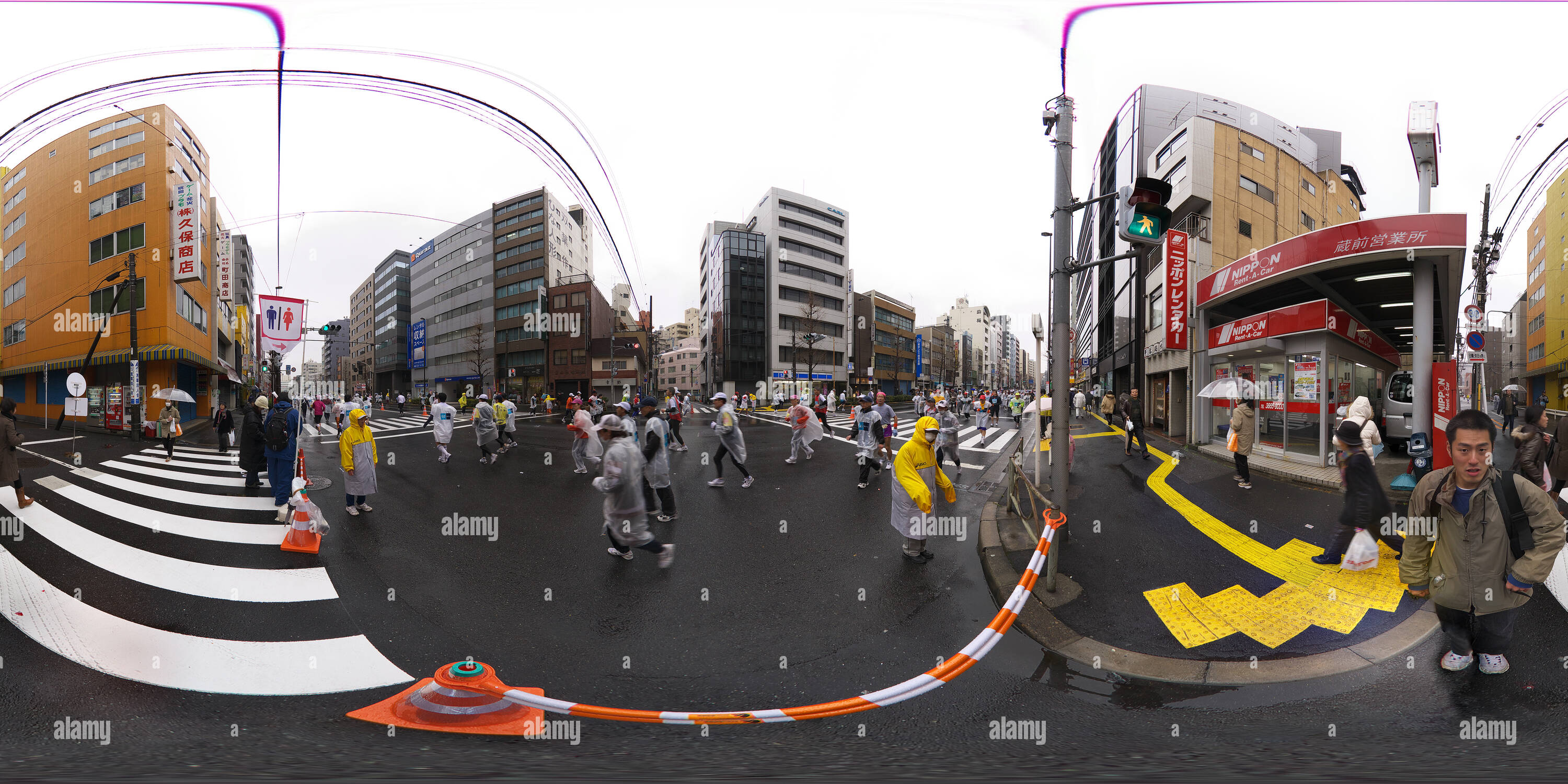 360° view of Tokyo marathon 2007 - Alamy