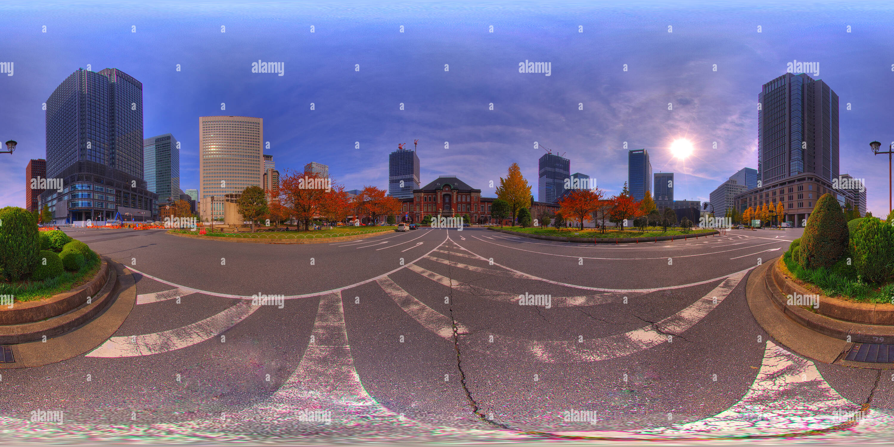 360° view of Tokyo station Marunouchi side - Alamy
