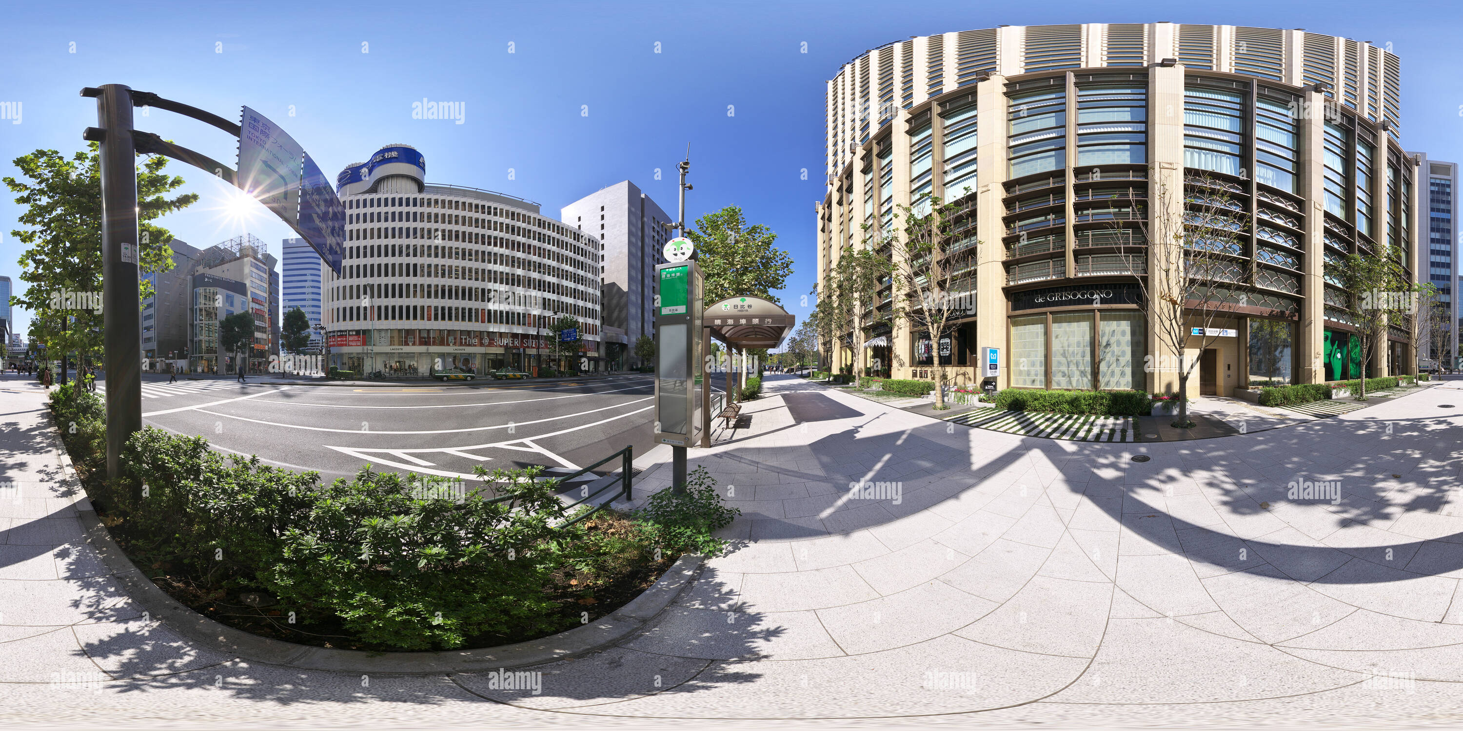 360° view of The peninsula tokyo - Alamy