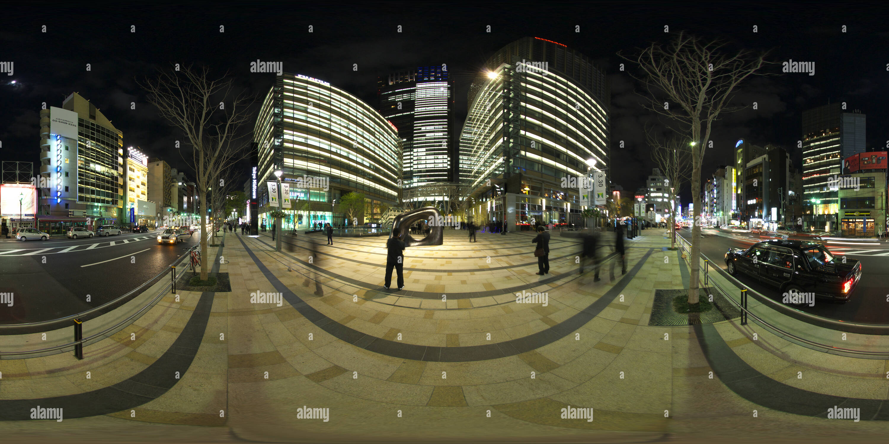 360° view of Tokyo Mid Town Open - Alamy
