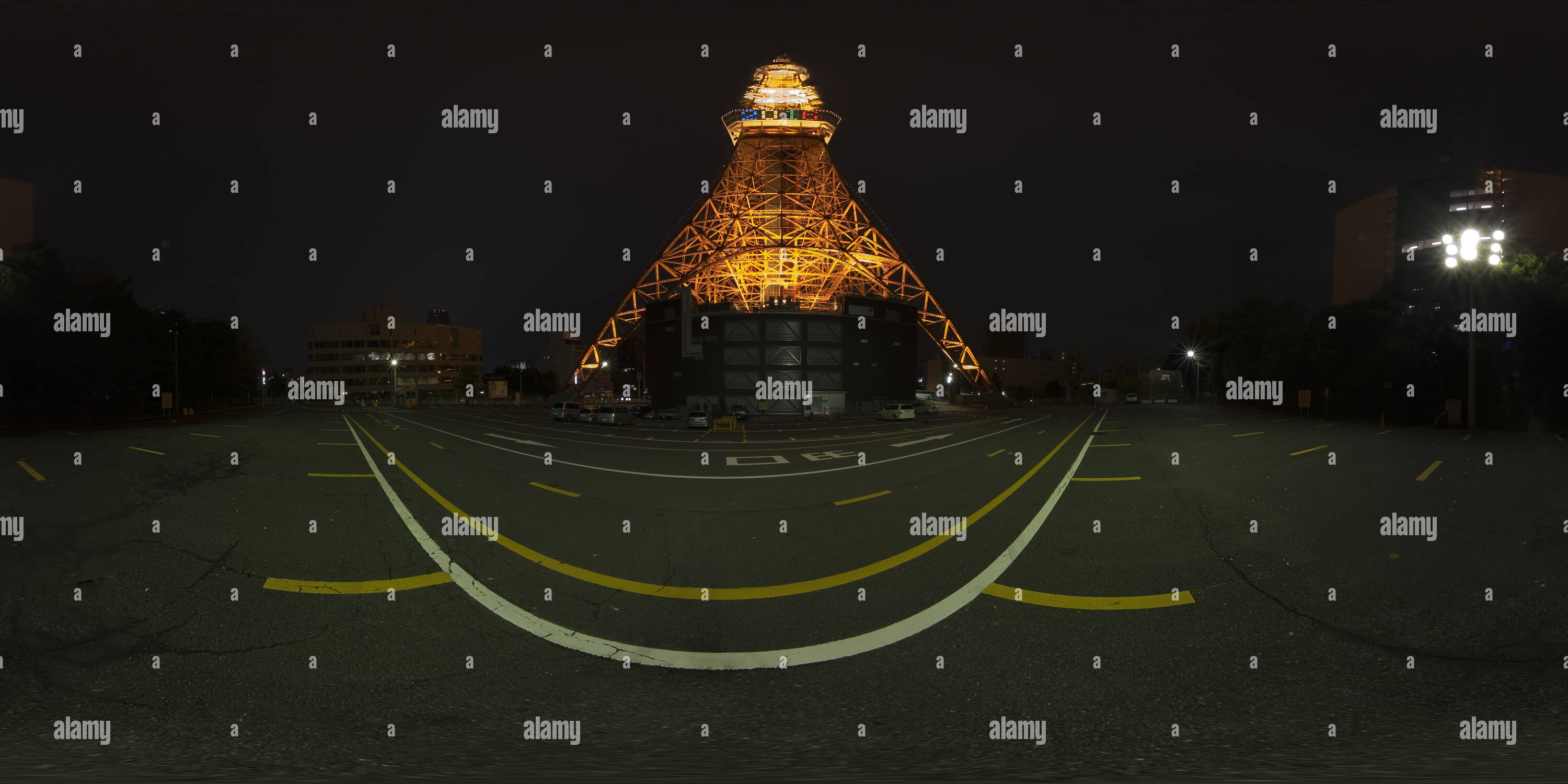 360° view of Tokyo Tower night scene 2006 - Alamy