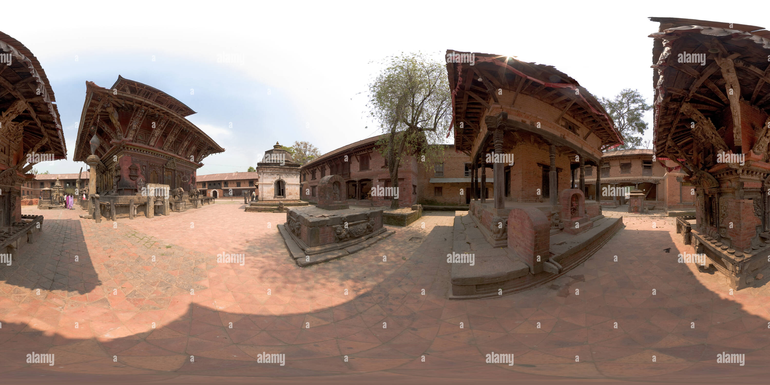 360° view of Changu Narayan Temple - Alamy