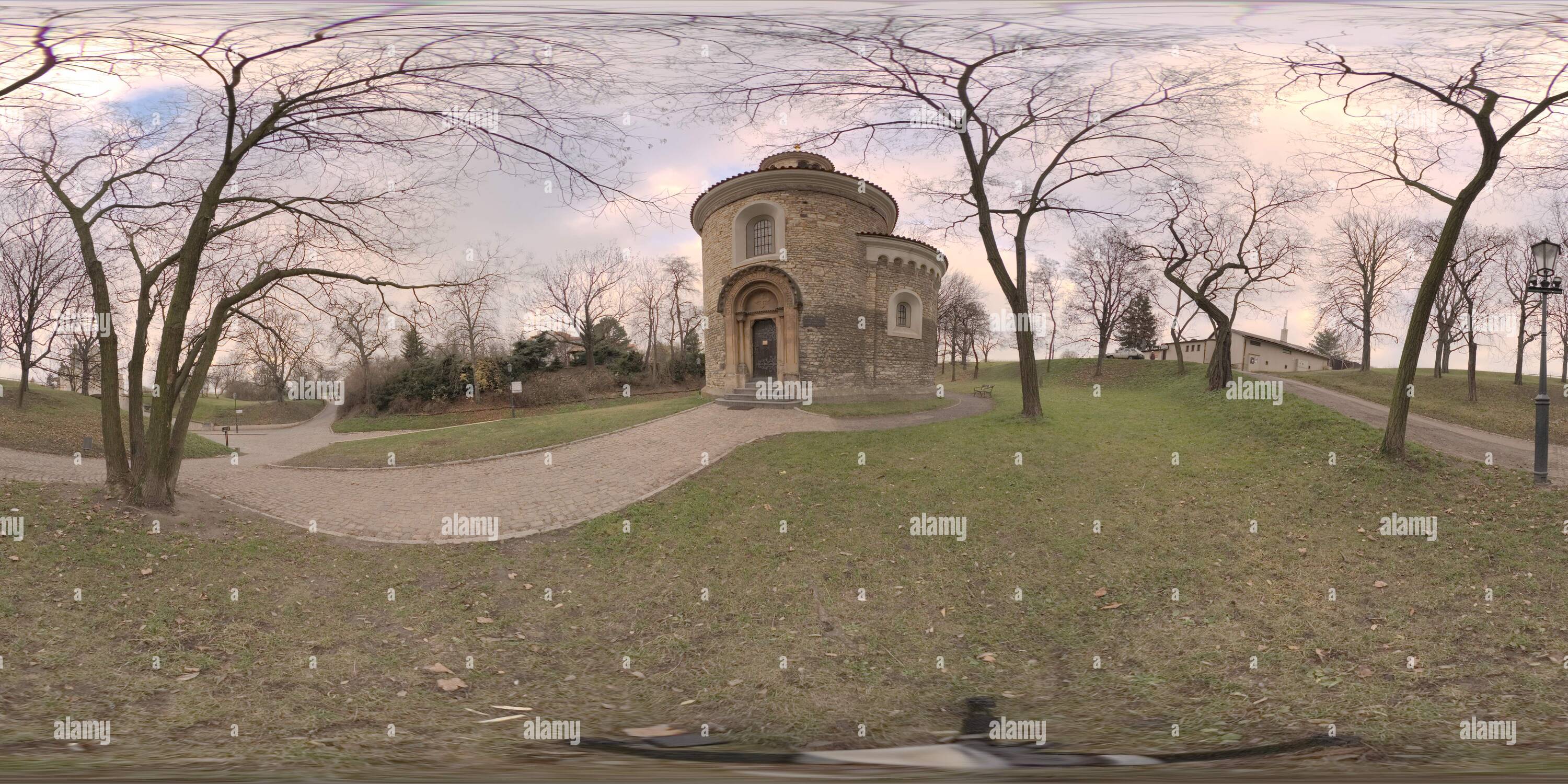360° view of Vysehrad - the Rotunda - Alamy