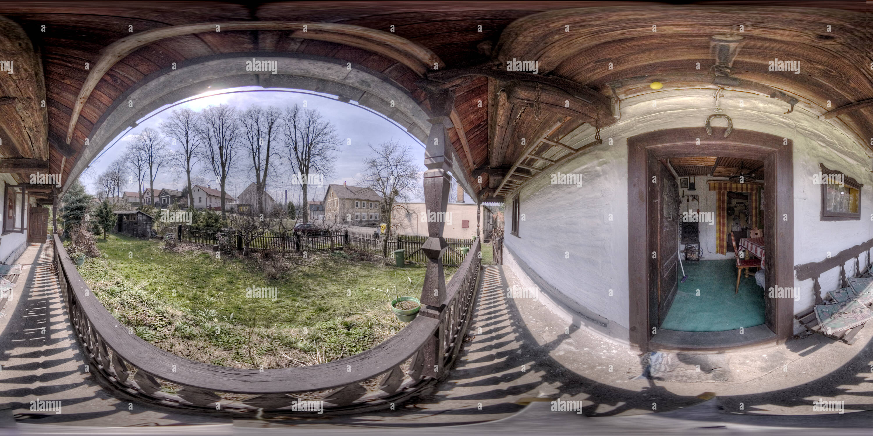 360° view of An Ancient Cottage - Alamy
