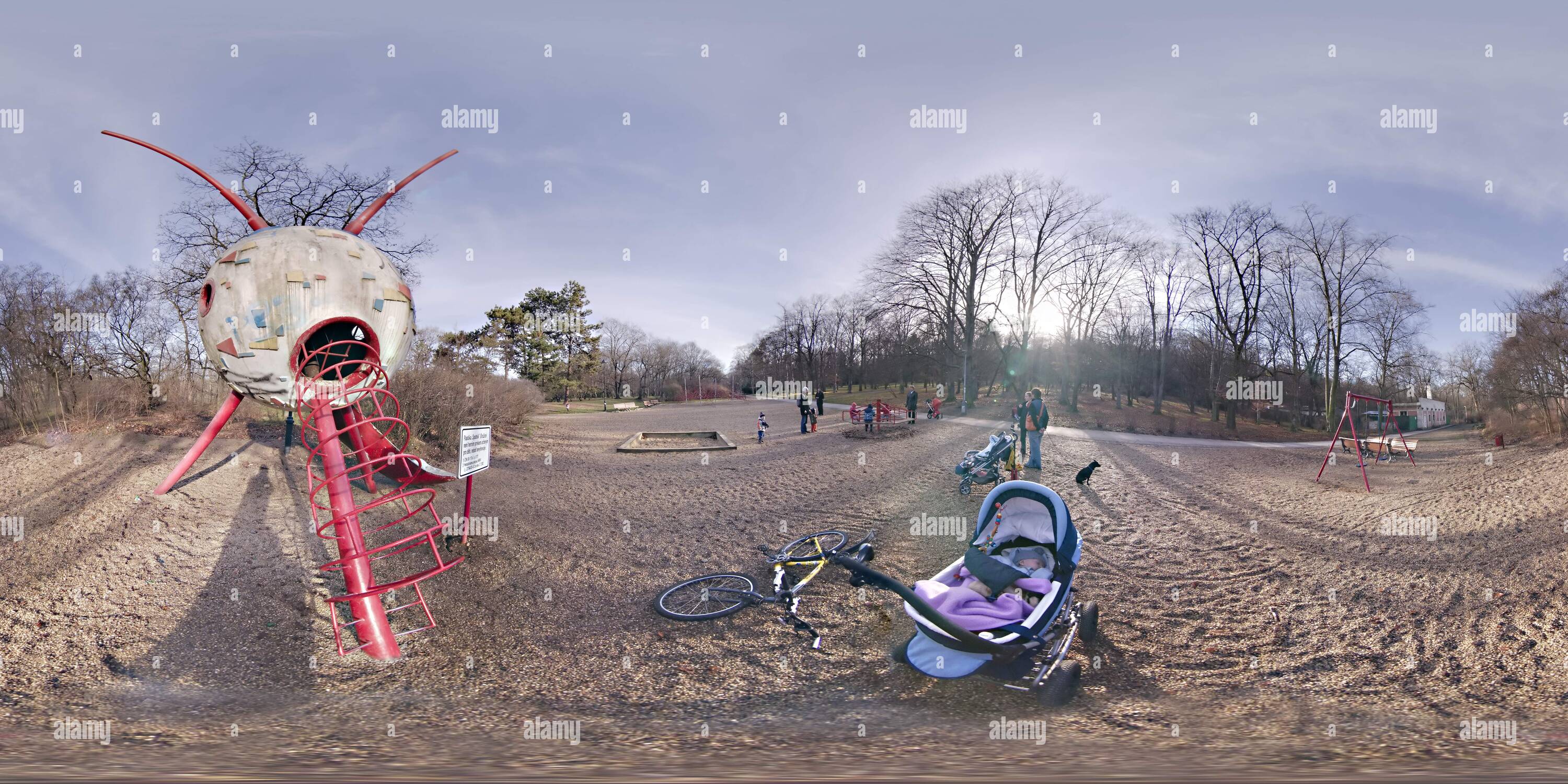 360° view of The Year without Winter - Alamy