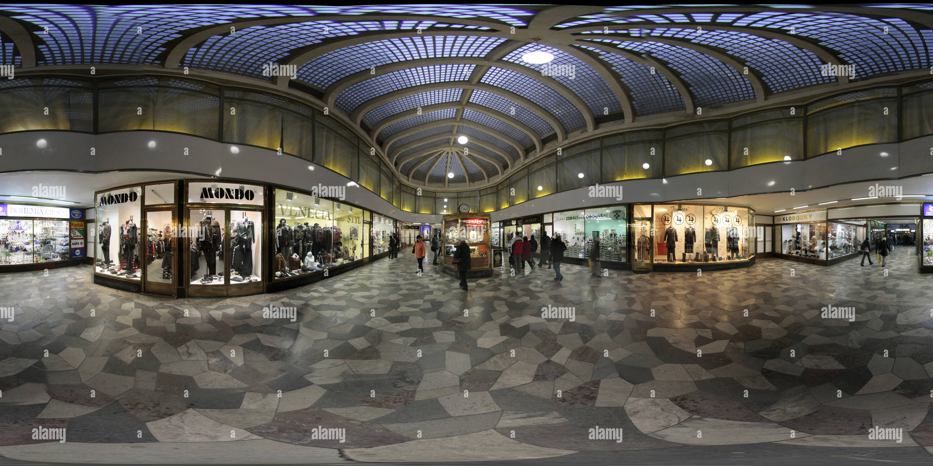 360° view of Shopping Passage by Wenceslas Square - Alamy