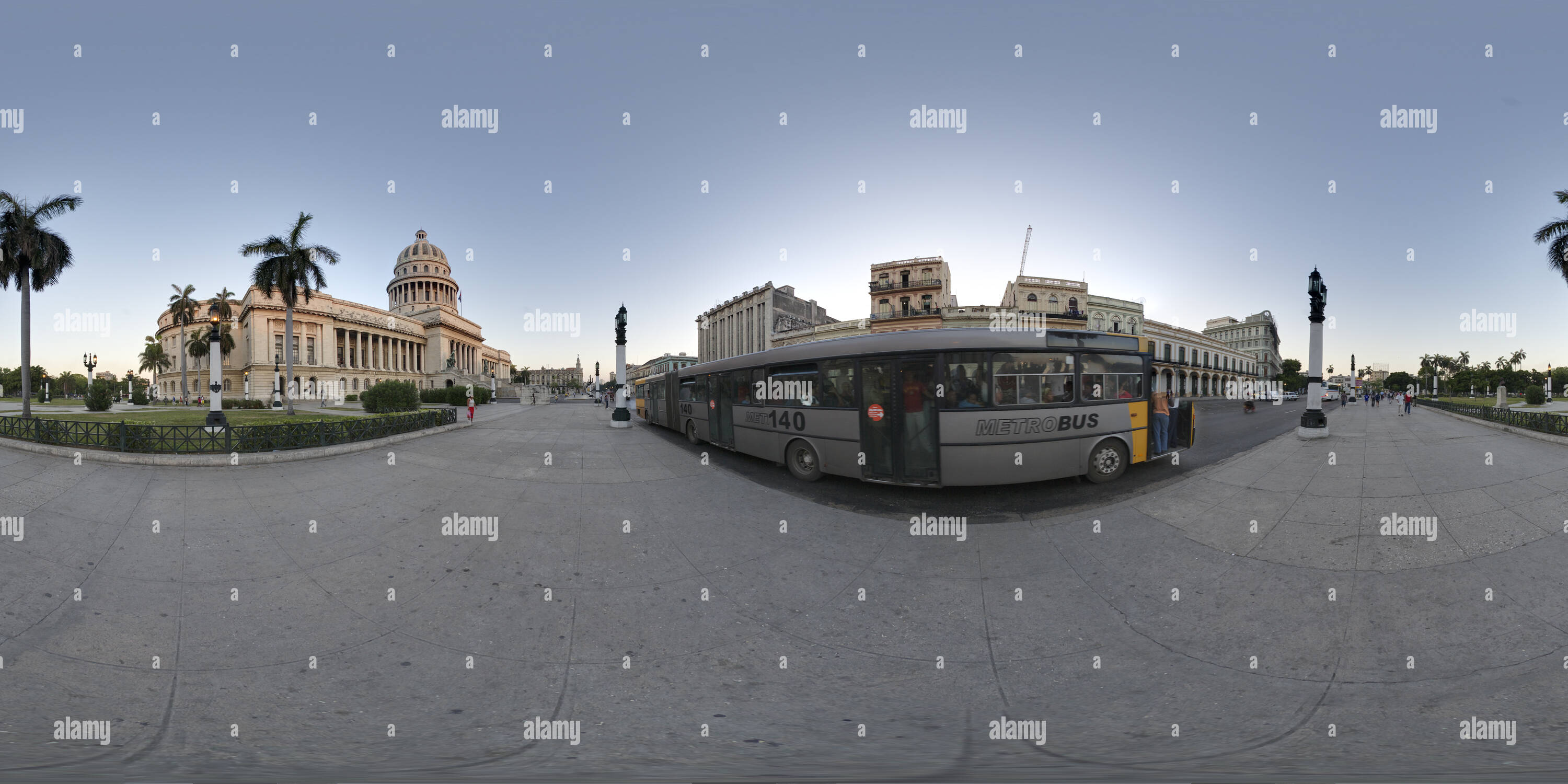 360° view of New Chinese Bus - Alamy