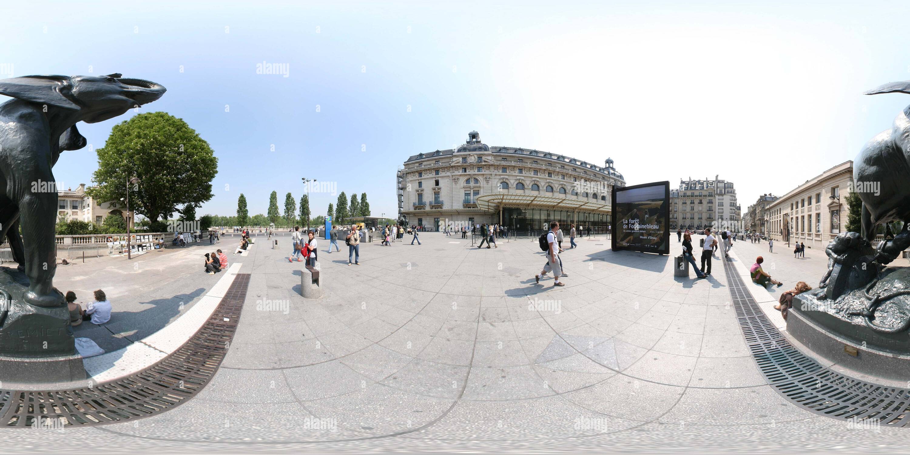 360° view of At the entrance of Orsay Museum - Alamy