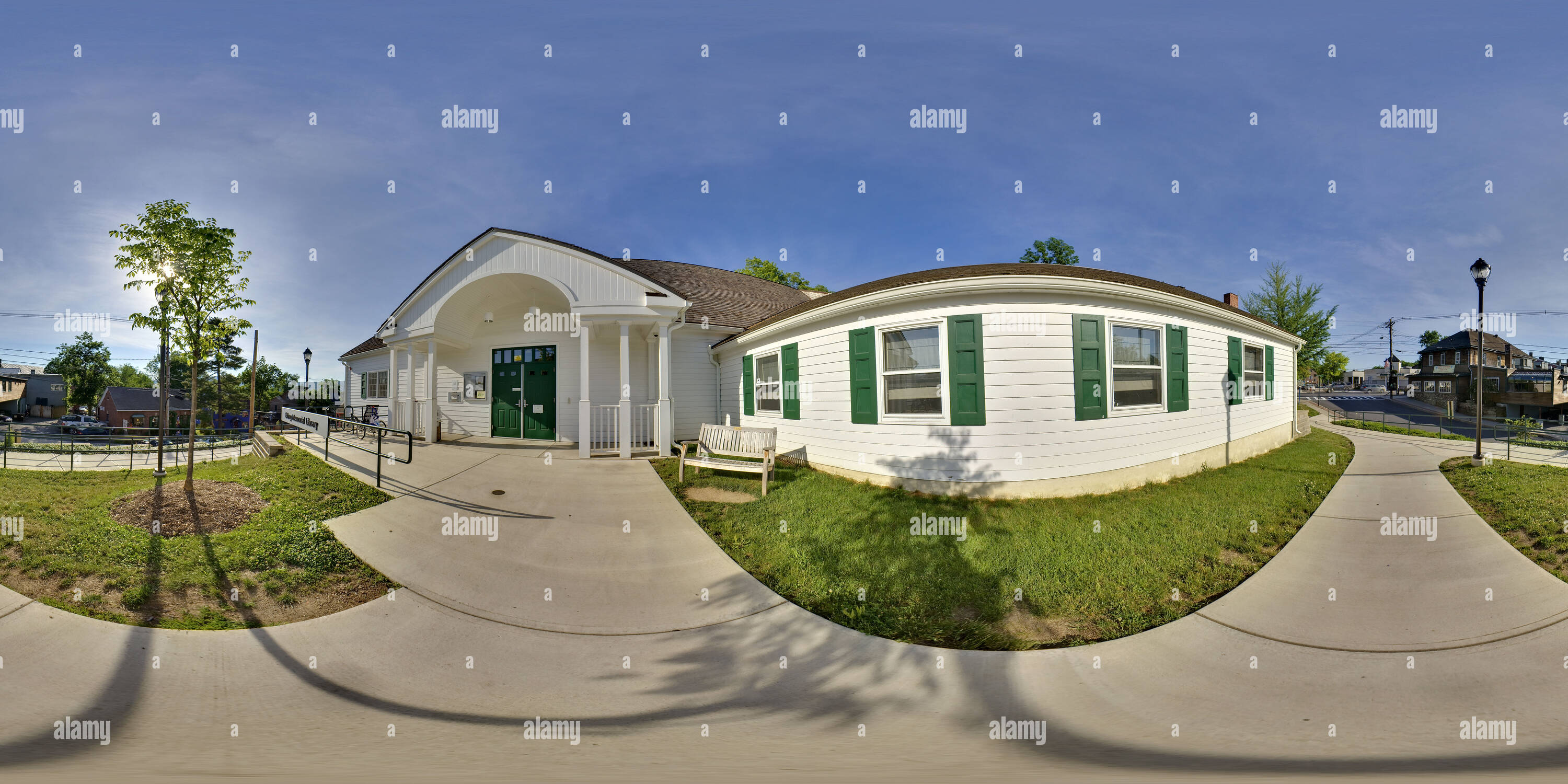 360° view of Elting Memorial Library - Alamy